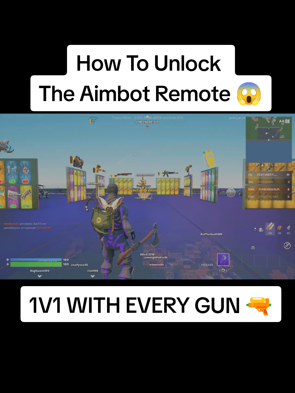 How To Unlock The Aimbot Remote 😱 | 1V1 | FlingingNinja - Gaming ...