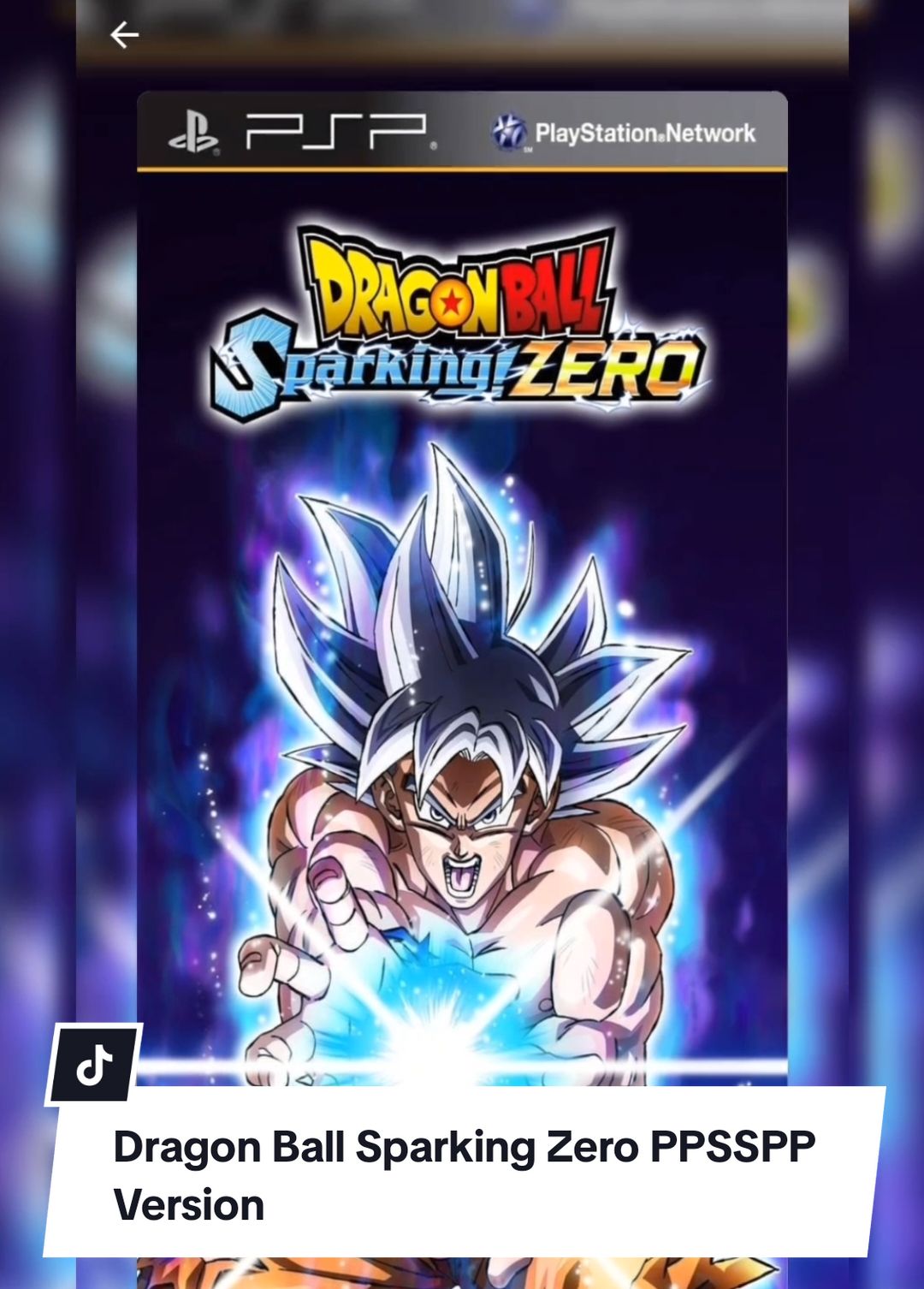 Dragon Ball Sparking Zero PPSSPP | How | PSP Games Downloader ...