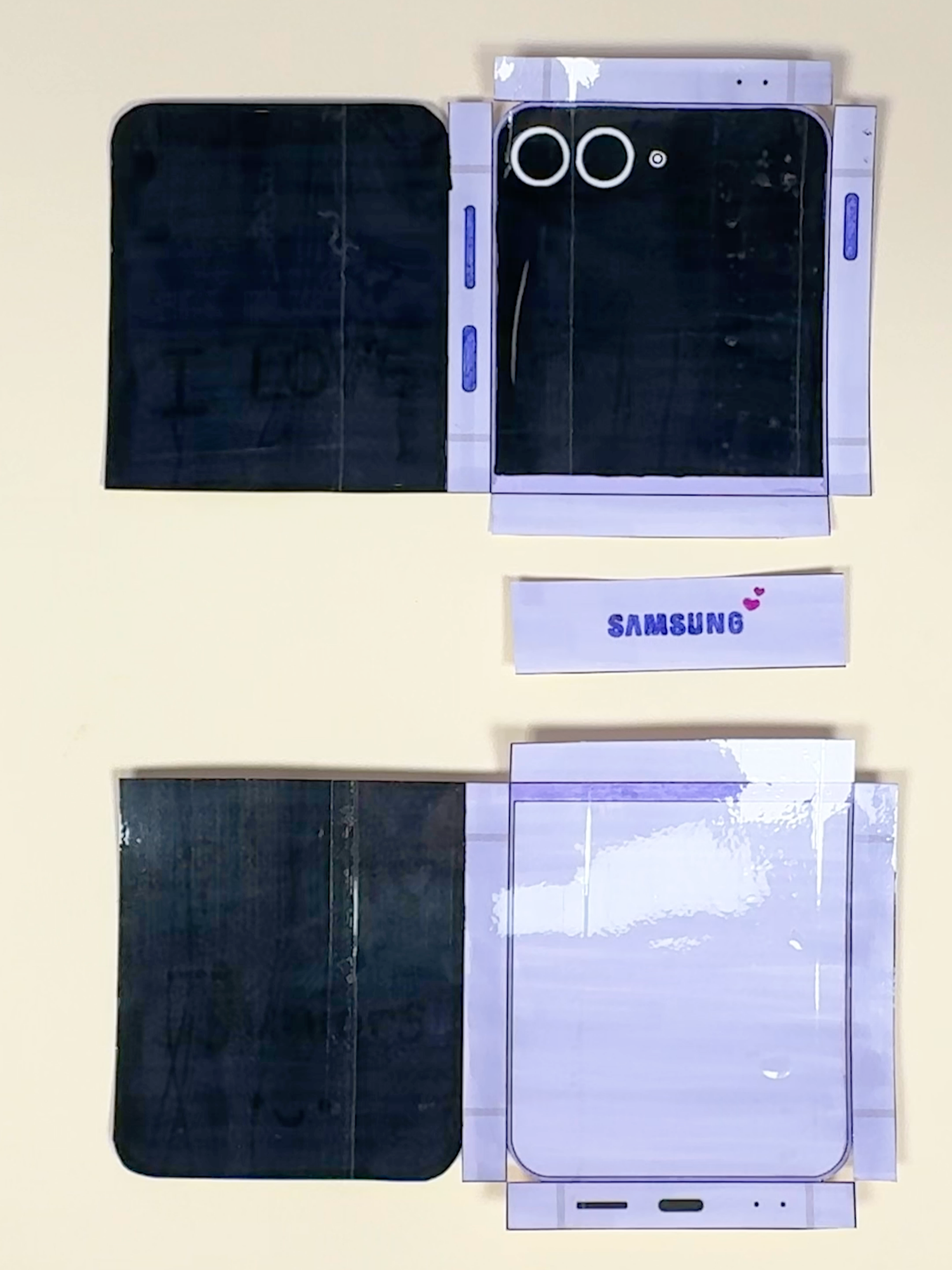 Making SAMSUNG Z Flip 6💜 종이로 Z Flip 6 | JunoCraft 주노크래프트 (@juno_craft)