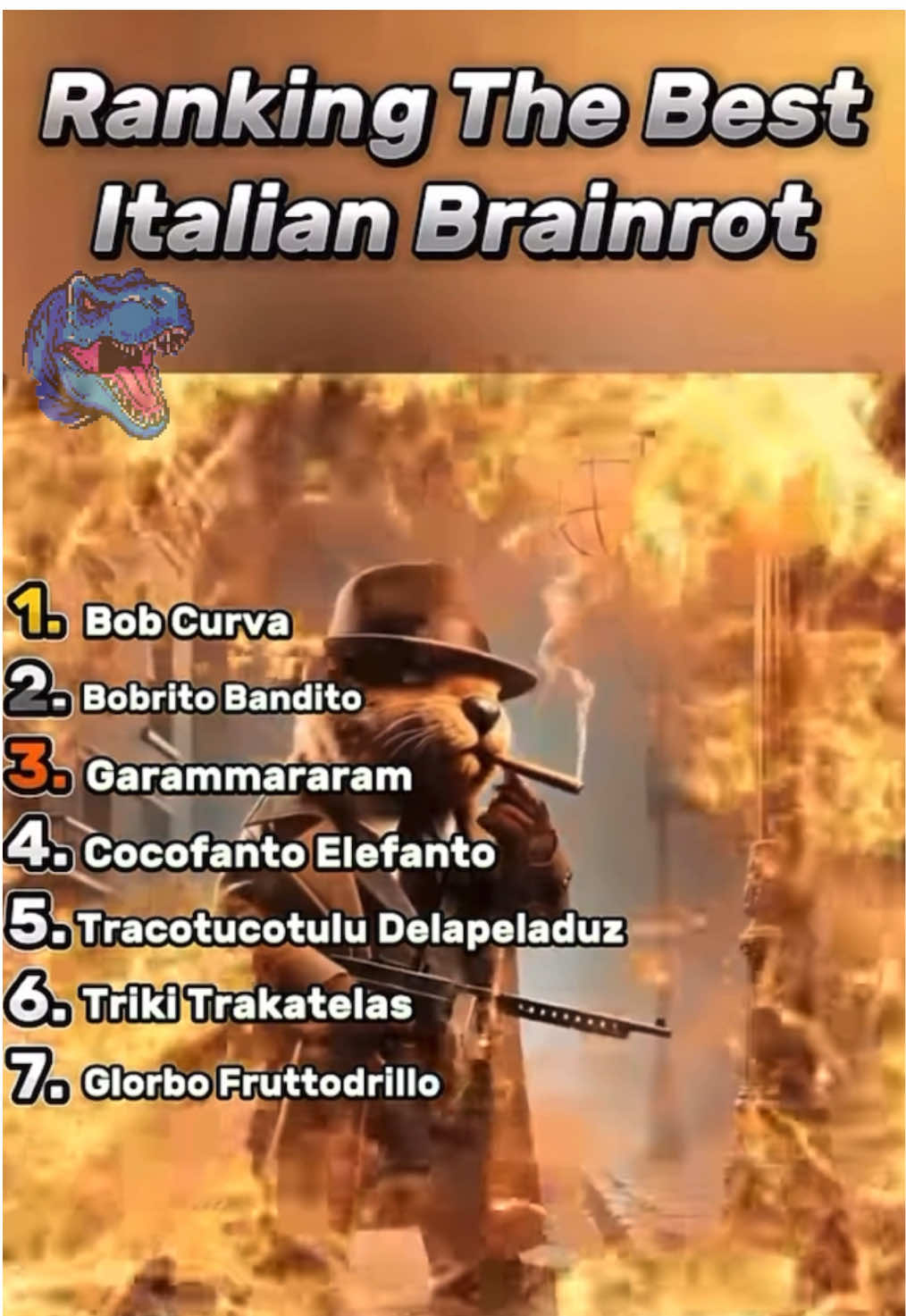 Ranking the BEST Italian Brainrot | Repostosaur (@repostosaur)