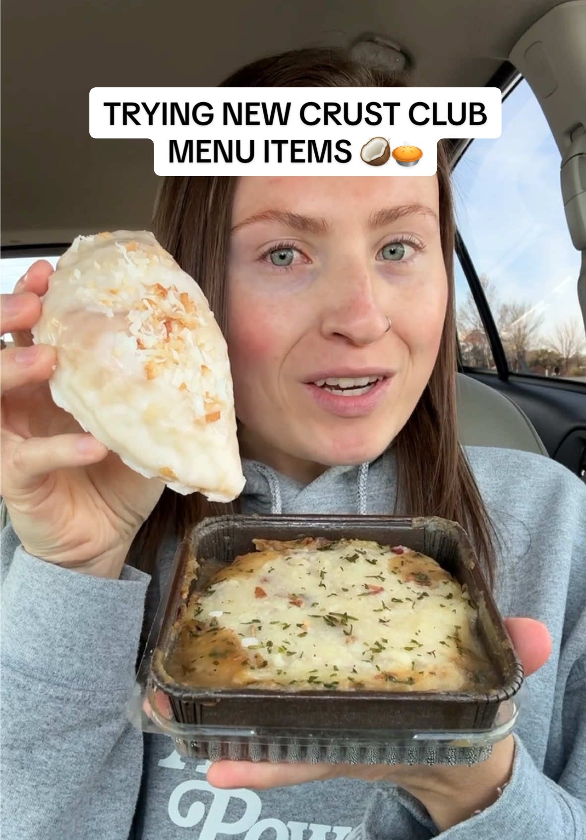 TRYING CRUST CLUB’S NEW LINEUP! 🥥🥧 have | Morgan Chomps (@morganchompz)