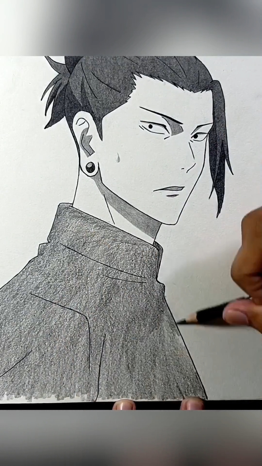How to Draw Geto Suguru - Jujutsu | EPINKABA Artnime (@epinkaba)