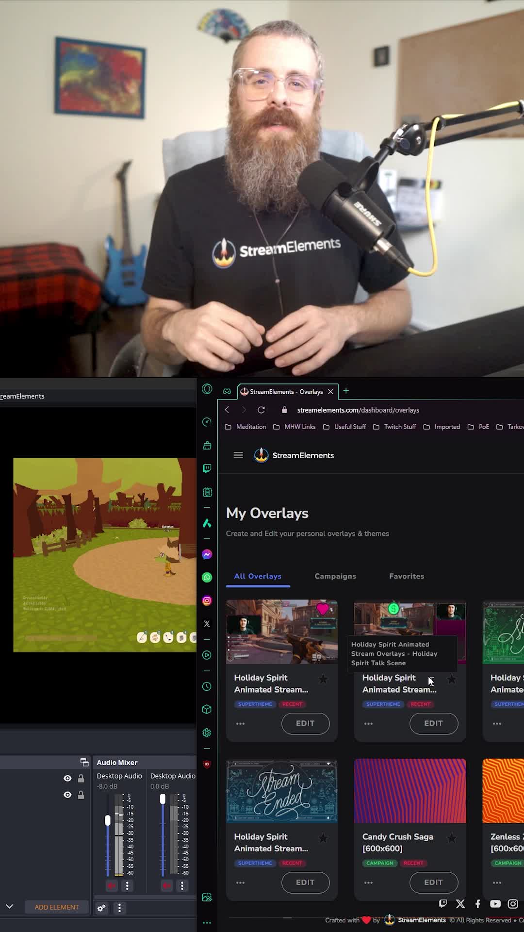 🚨STREAM OVERLAYS MADE EASY?! You can | StreamElements ...