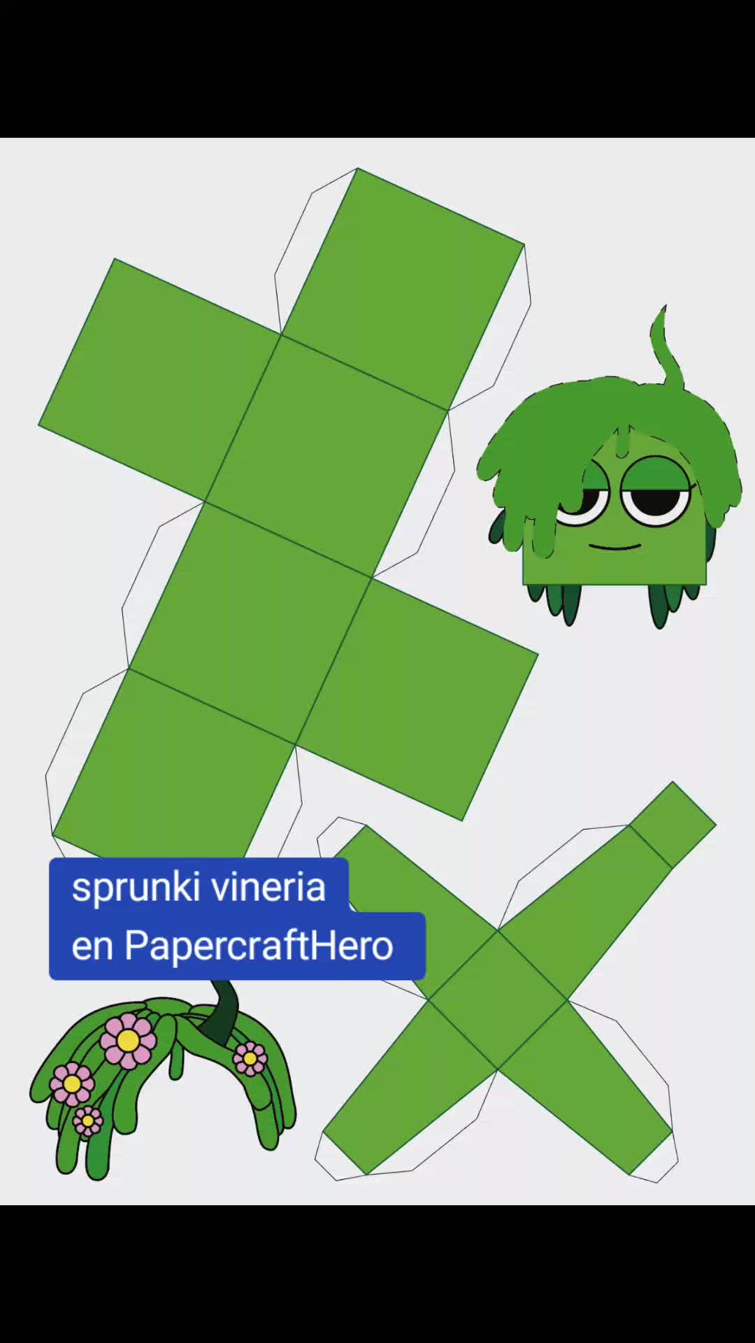 sprunki vineria papercraft en | papercrafthero (@papercrafthero)