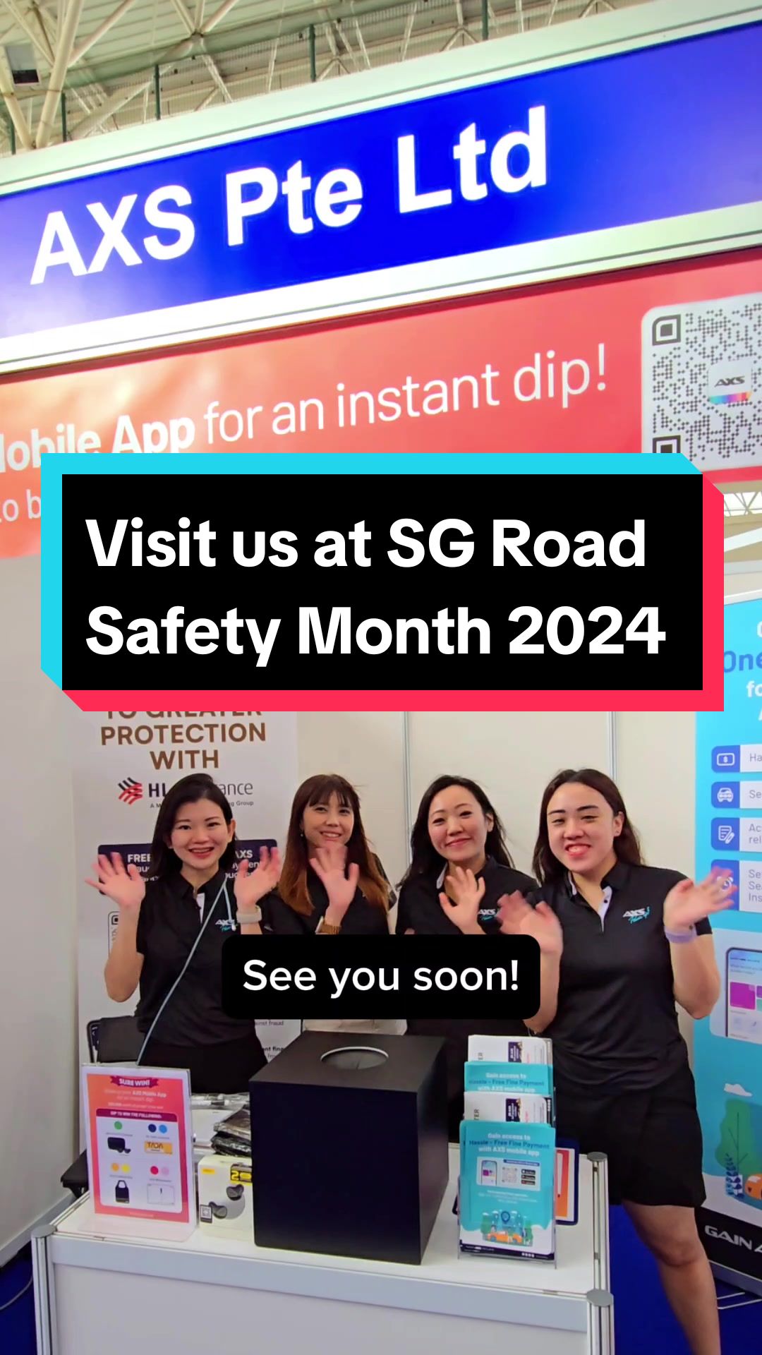 Visit our AXS booth at Singapore Road | AXS Pte Ltd (@axs.sg)