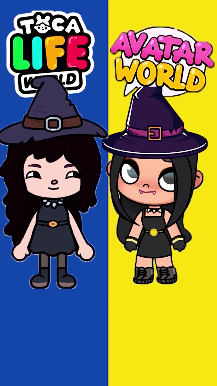 HALLOWEEN en AVATAR WORLD vs TOCA BOCA | Nala oficial (@nalaoficial000)
