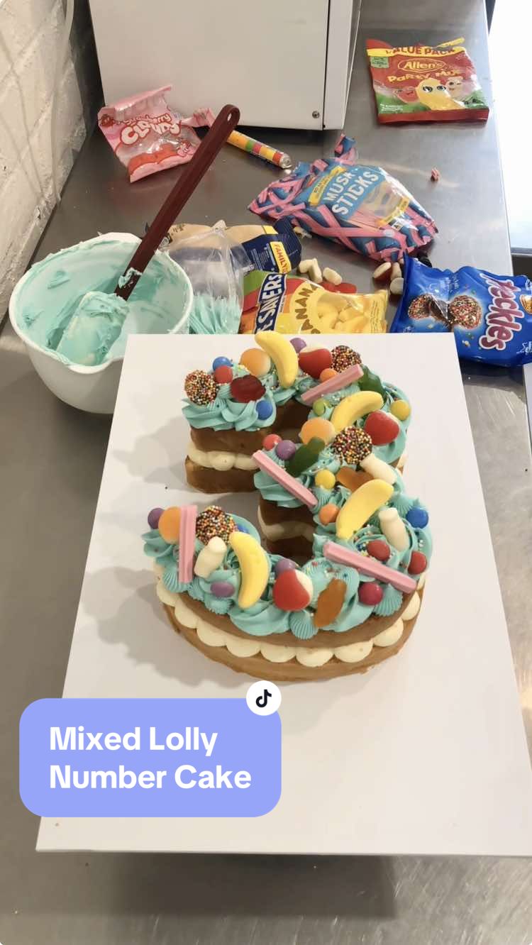 Three new shaped number cake designs | Burnt Butter ...