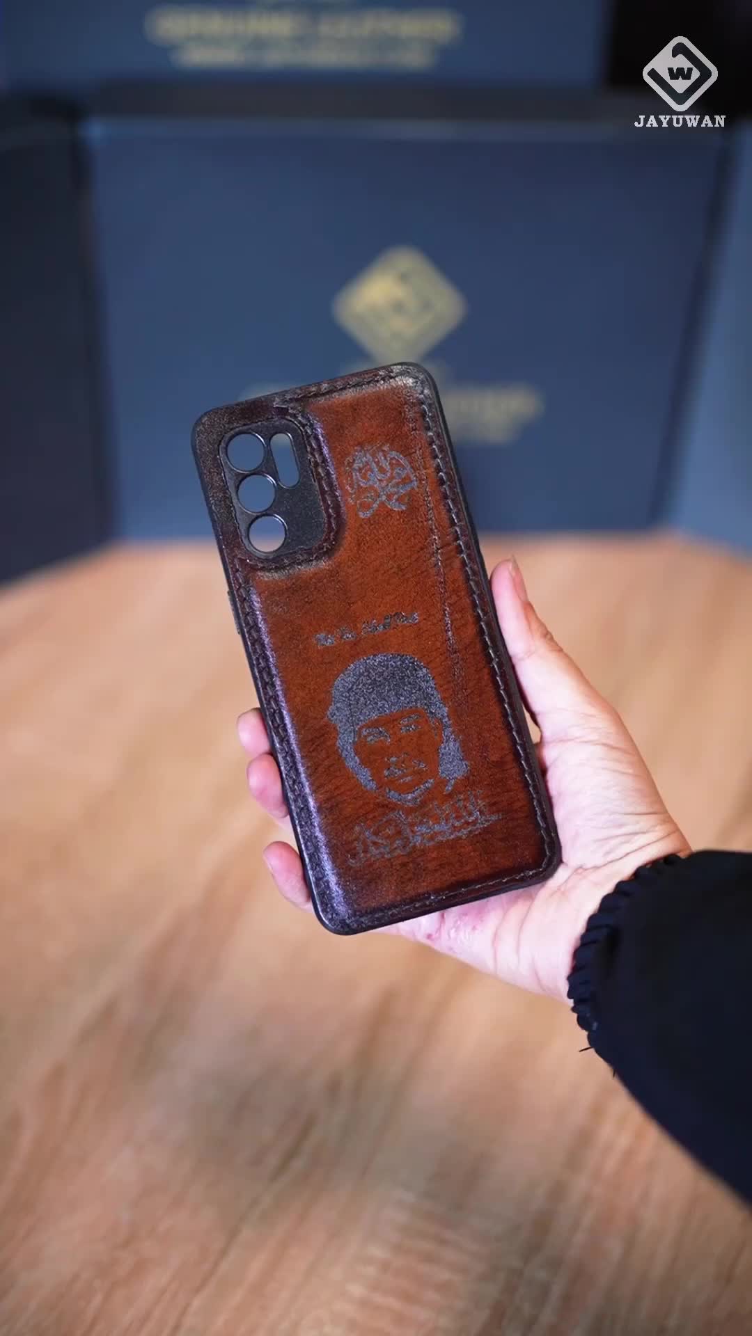 Case kulit asli ini bisa custom tulisan | Jayuwan Leather (@jayuwanleather)