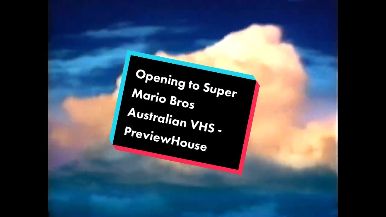 Opening to Super Mario Bros Australian | PreviewHouse (@previewhouse)