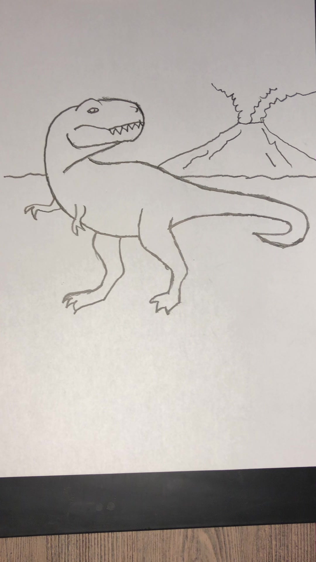 How To Draw T-Rex Dinosaur | Easy T-Rex | Draw Something (@drawsomething__)