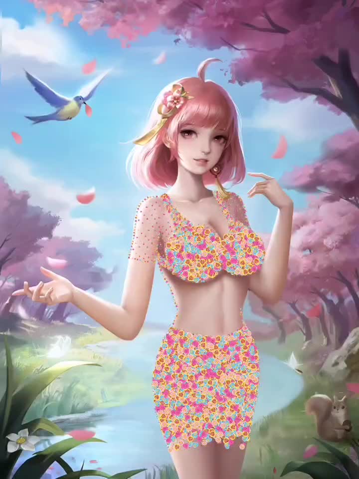 三国杀P图-小桃去衣图 #三国杀 #三国杀去衣 | 国漫人 (@guomanren)