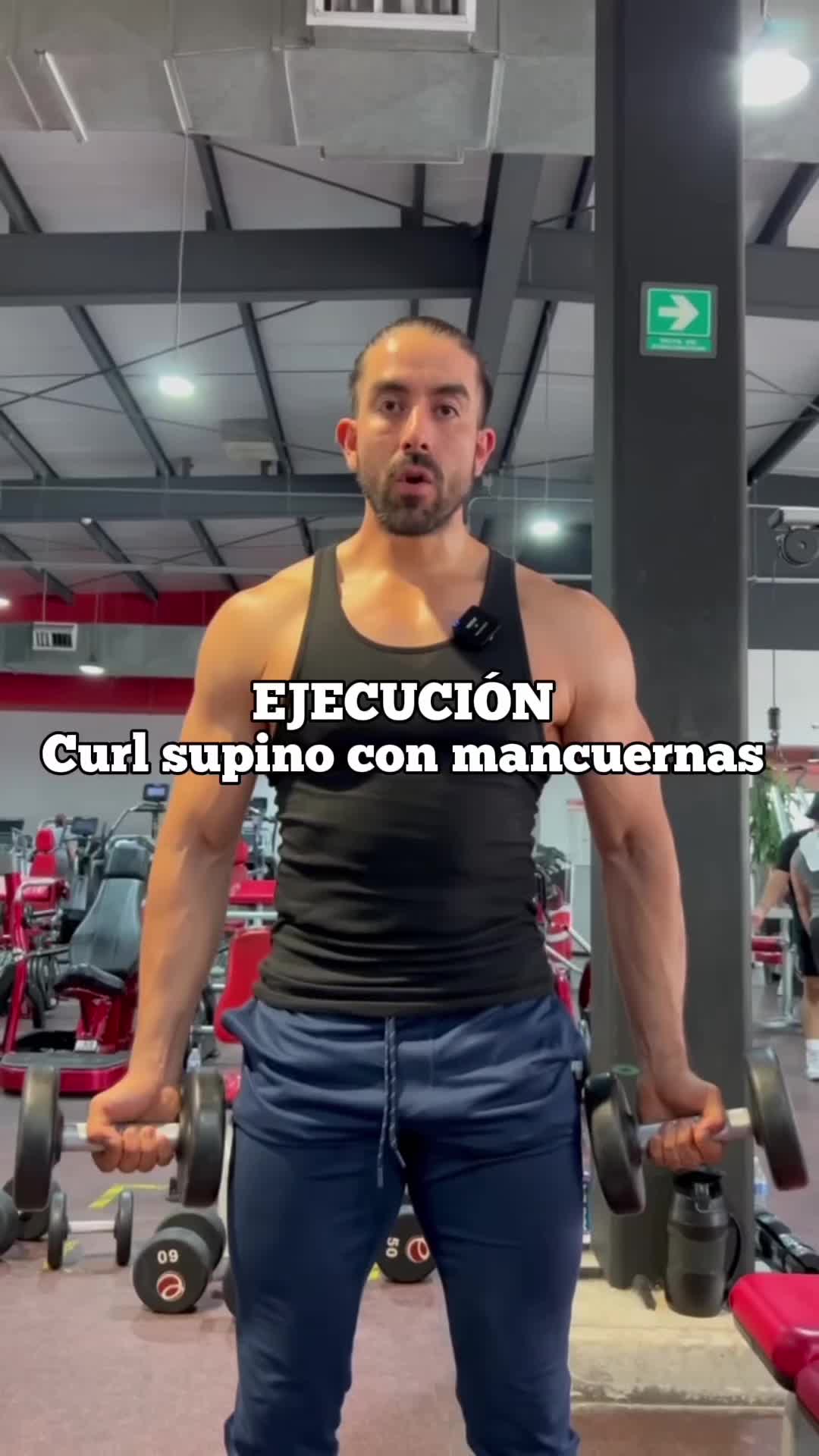Como hacer un curl supino para biceps | CosmiCoach (@cosmicoach)