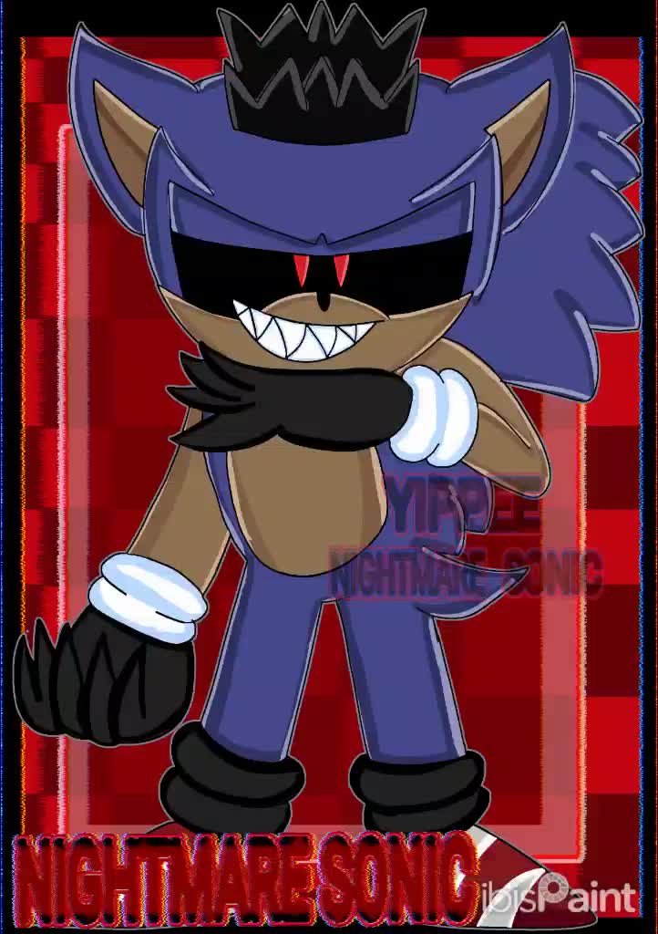 Nightmare Sonic first fanart on 2024 | Yippee Nightmare Sonic (@cute ...