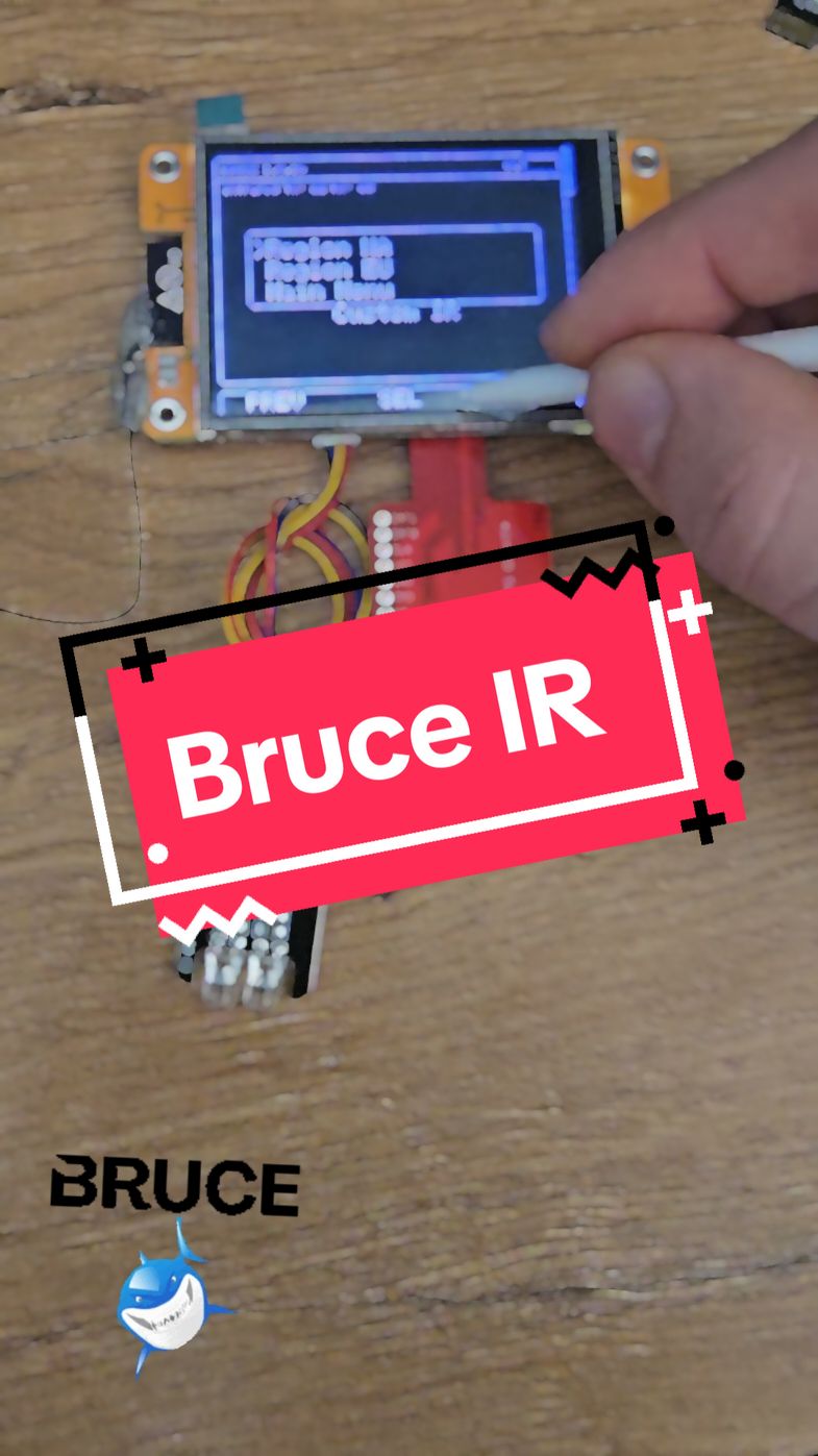 Bruce IR testing #fyp #hack #esp32 | shroomdark (@shroomdark)