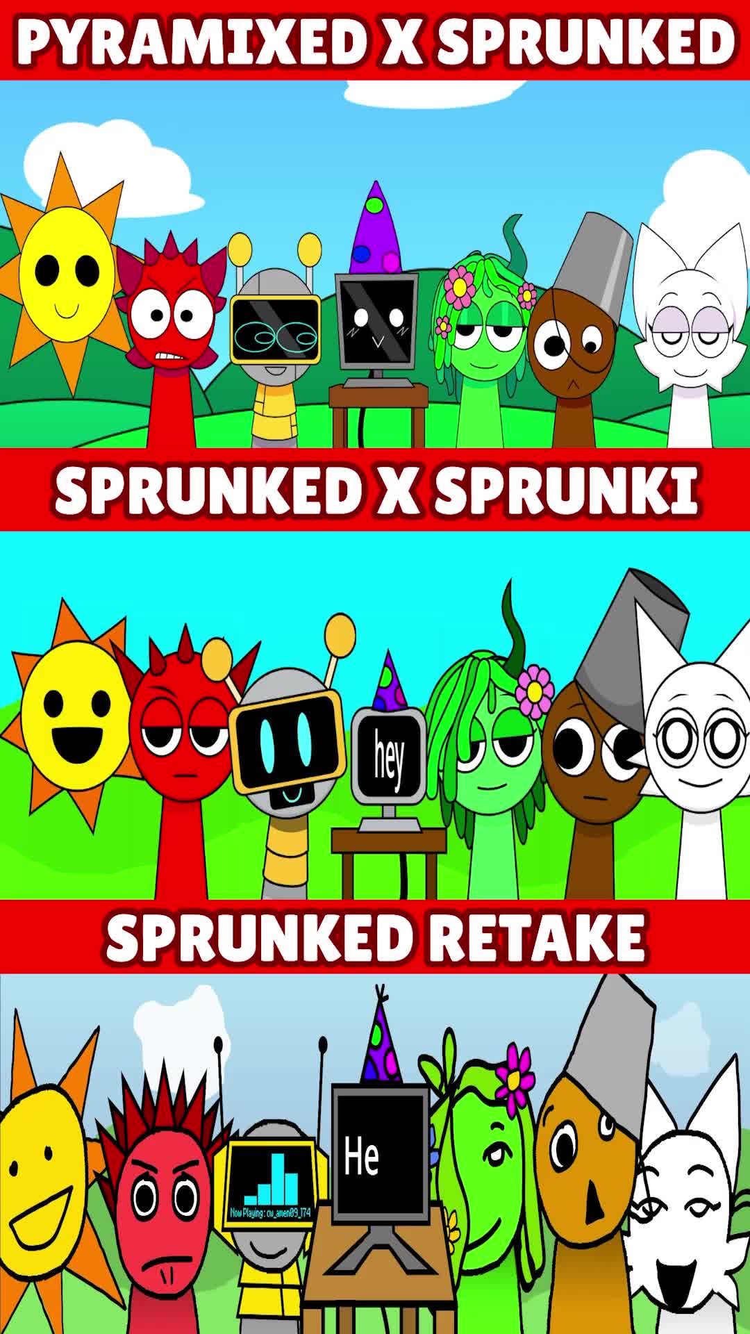 Incredibox Sprunki Pyramixed X Sprunked | Smile_sprunki (@smile_ia)