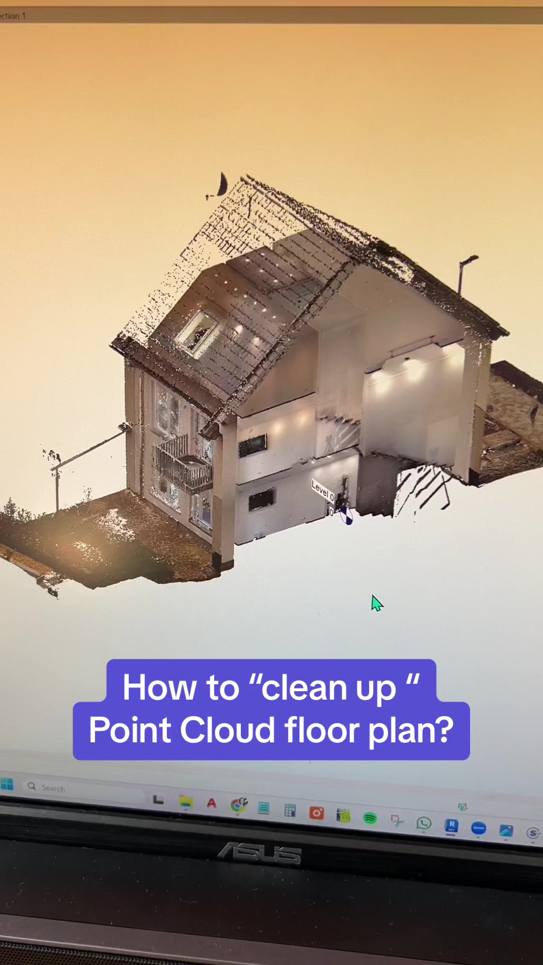 How to “clean up “Point Cloud floor | Lel’s Revit Lab (@lelsrevitlab)