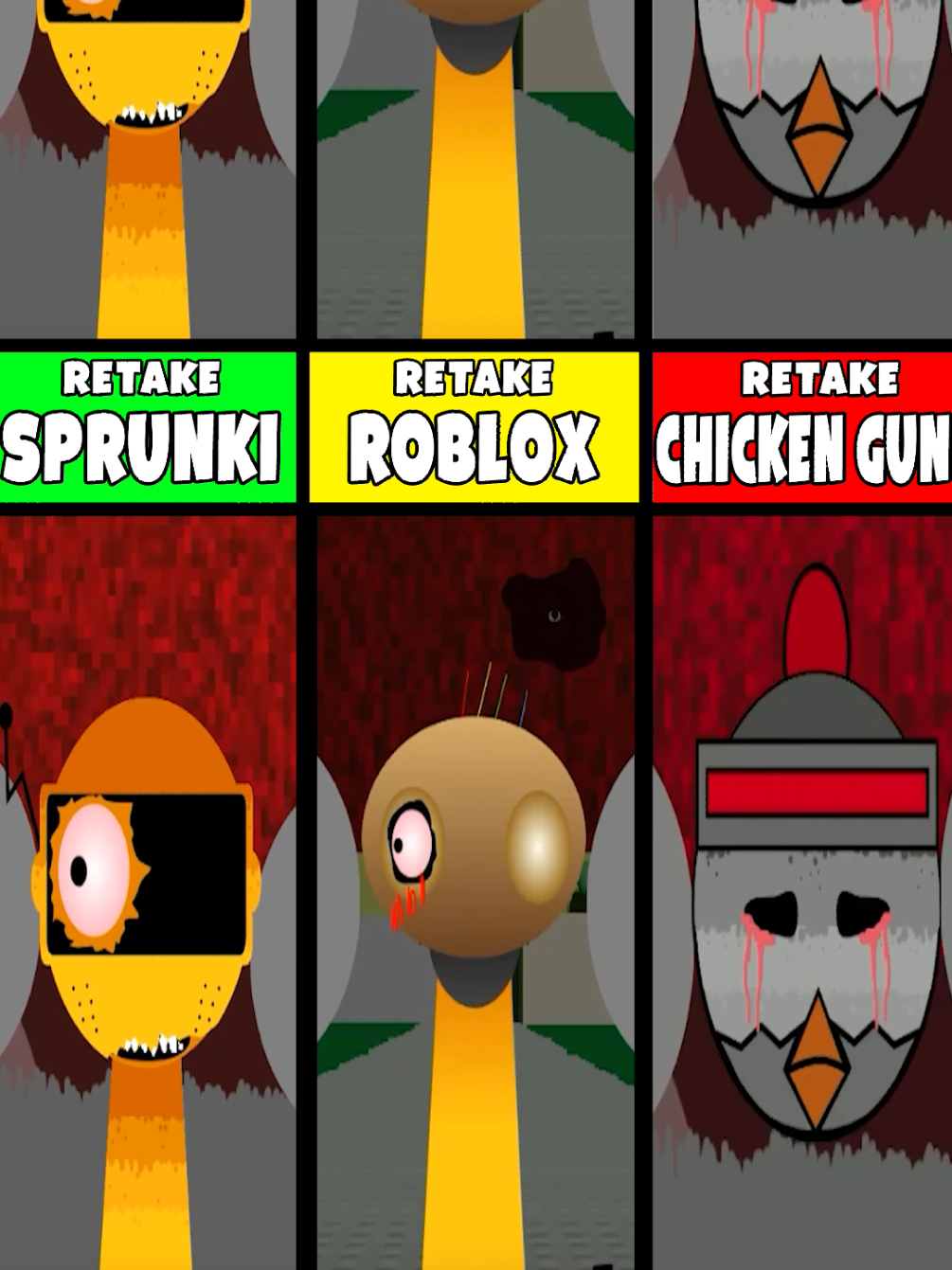 incredibox sprunki retake VS Roblox VS | sprunkimen2 (@sprunkimen2)