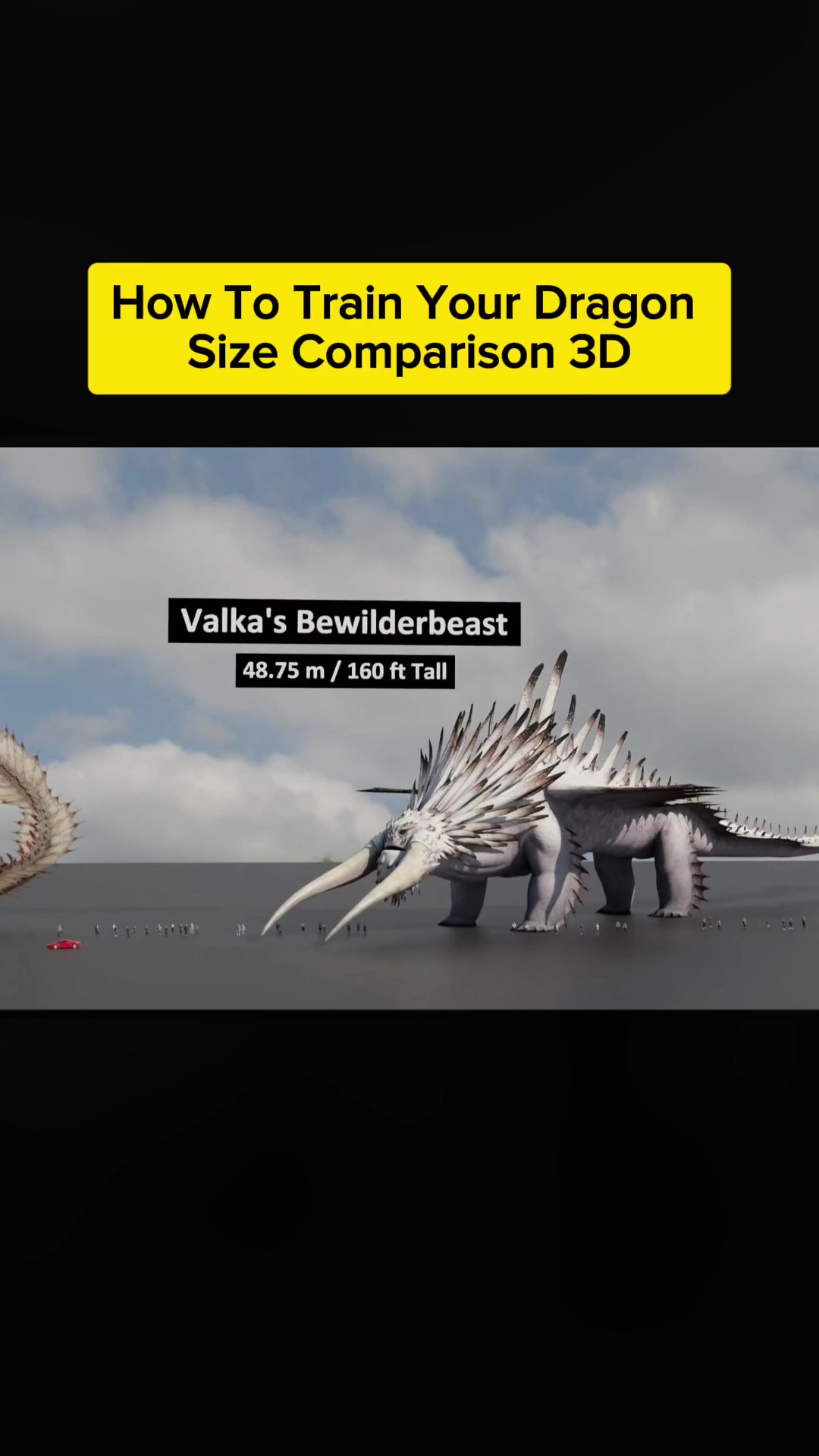 How To Train Your Dragon Size | topcomparison03 (@topcomparison03)