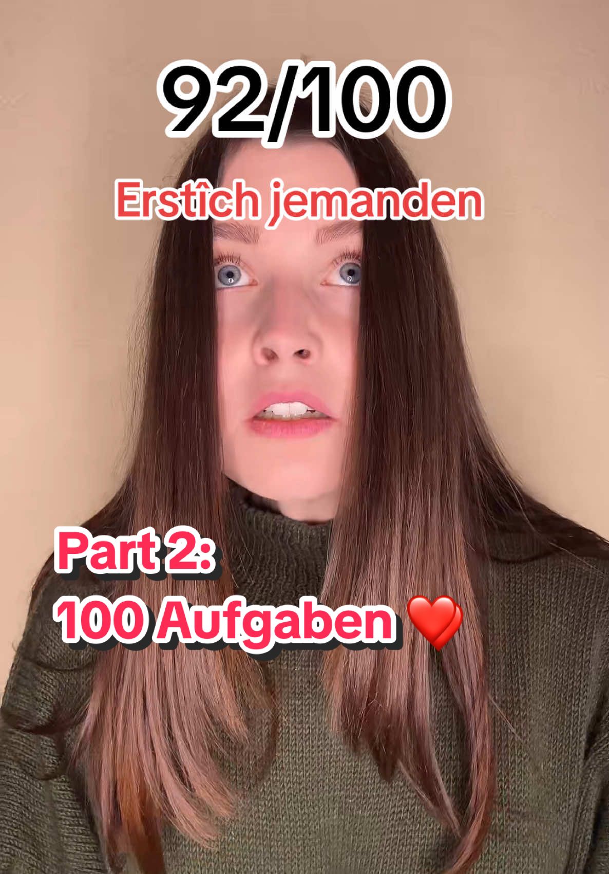 Part 2 ️ #pov : Du musst 100 Aufgaben | Patricia Herfort (@patriciaherfort)