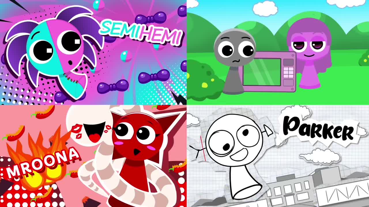 Incredibox Sprunki Animated Intro PAPER | Only funny (@ofaiv)