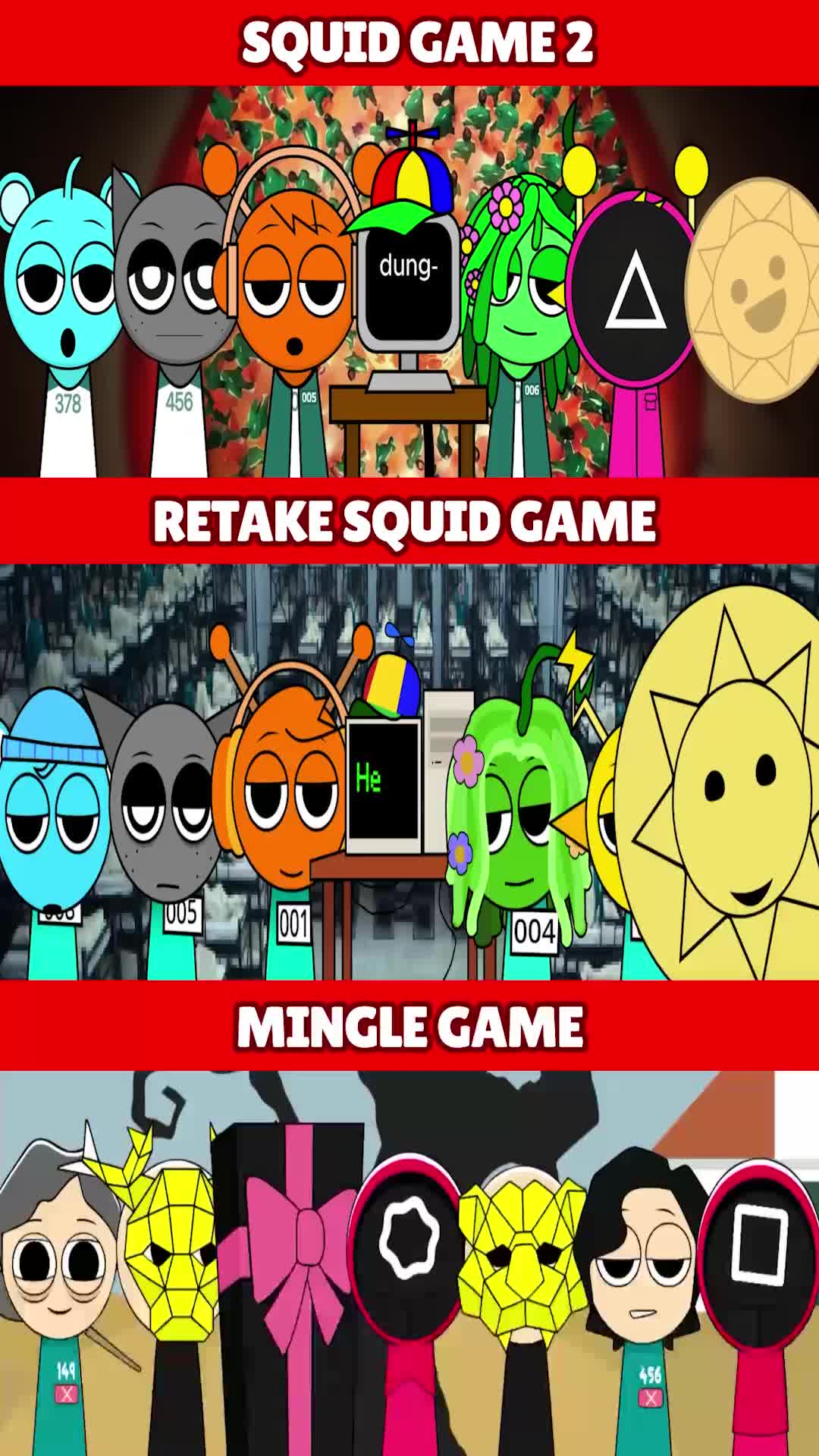 Incredibox Sprunki Squid Game 2 VS | Smile_sprunki (@smile_ia)
