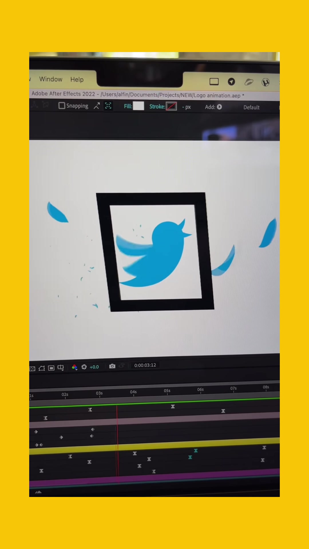 Twitter / X New logo Animation video | anchei ™ (@ancheidesigns)