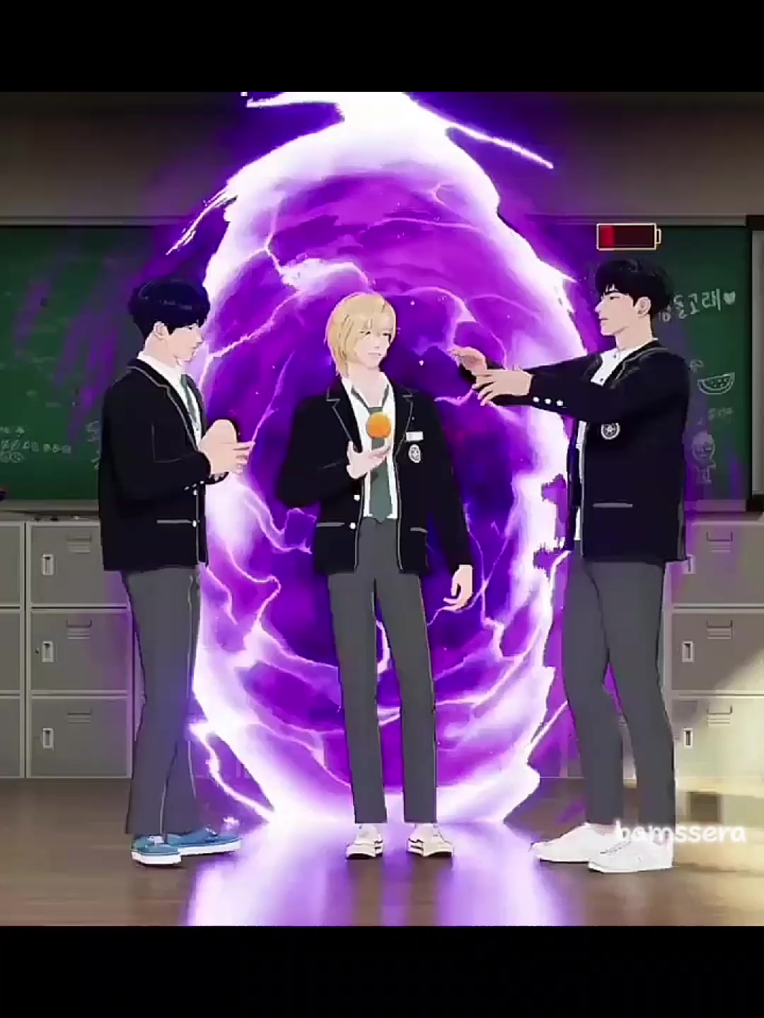 haminie's battery ran out + he | bamssera (@bamssera)