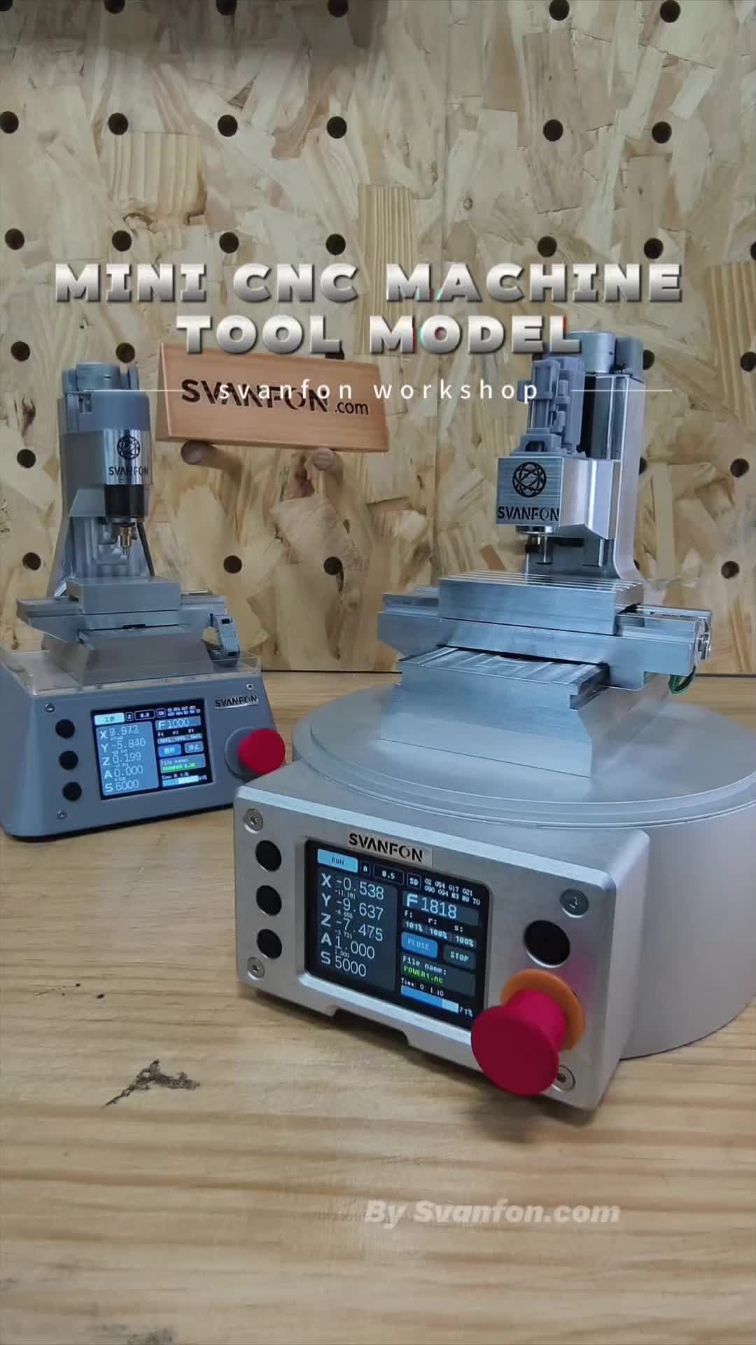 This mini CNC machine tool model | Mini Metal Mechanical Models (@svanfon)