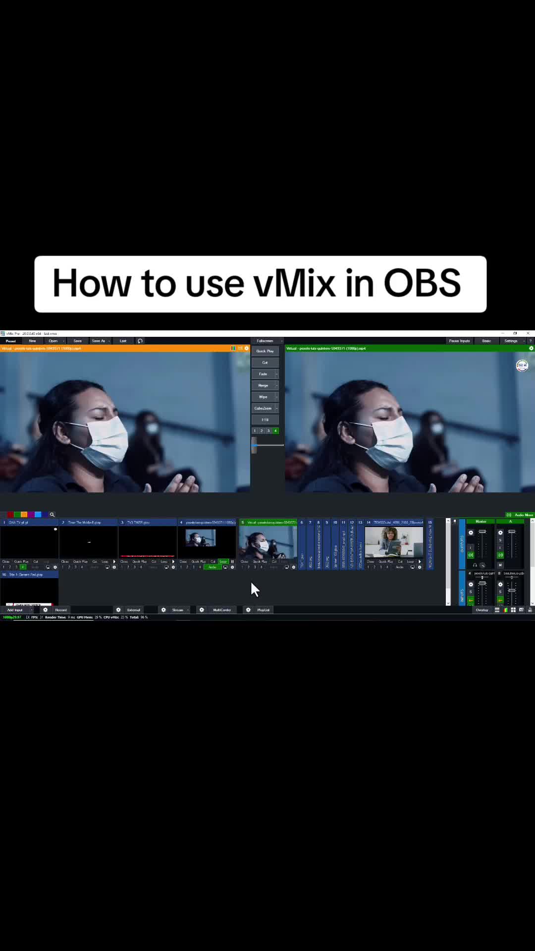 vMix and OBS Tutorial: How to use vMix | Obitech Solutions (@obitech ...