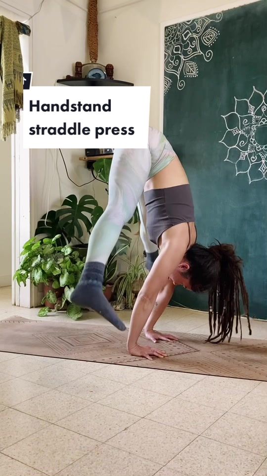#handstandpressup #handstandstraddle | Sophie Chi (@sophie.chi)