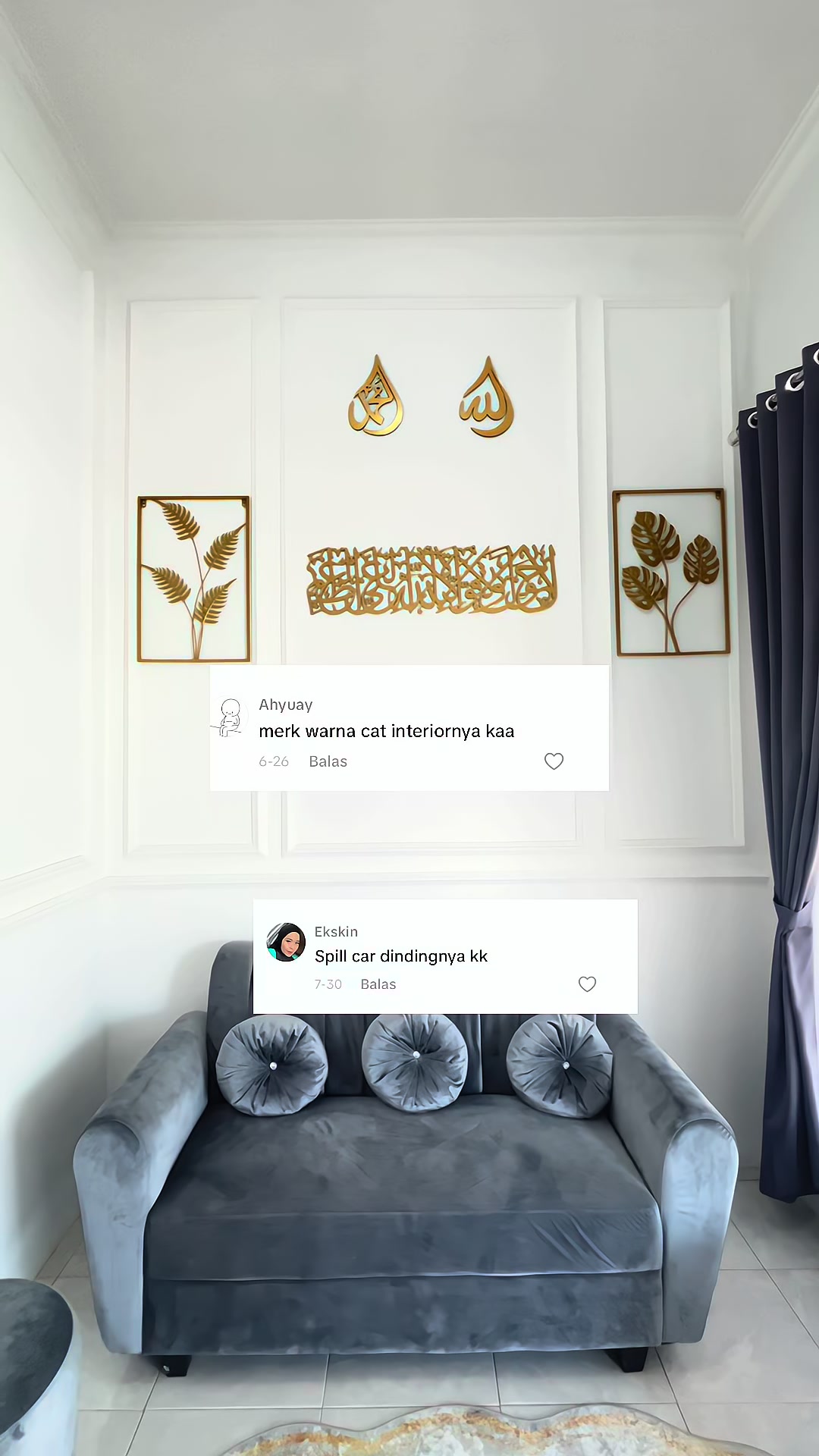 Kode dan nama cat interiornya semoga | RumahKita🏡 (@xzgjyb)