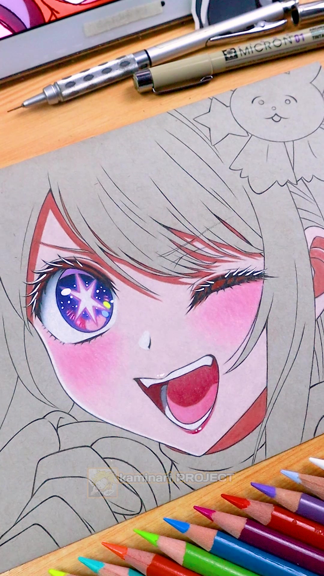 Ai Hoshino 😍 Skin Coloring | Oshi no Ko | kaminari Kun (@kaminari_project)