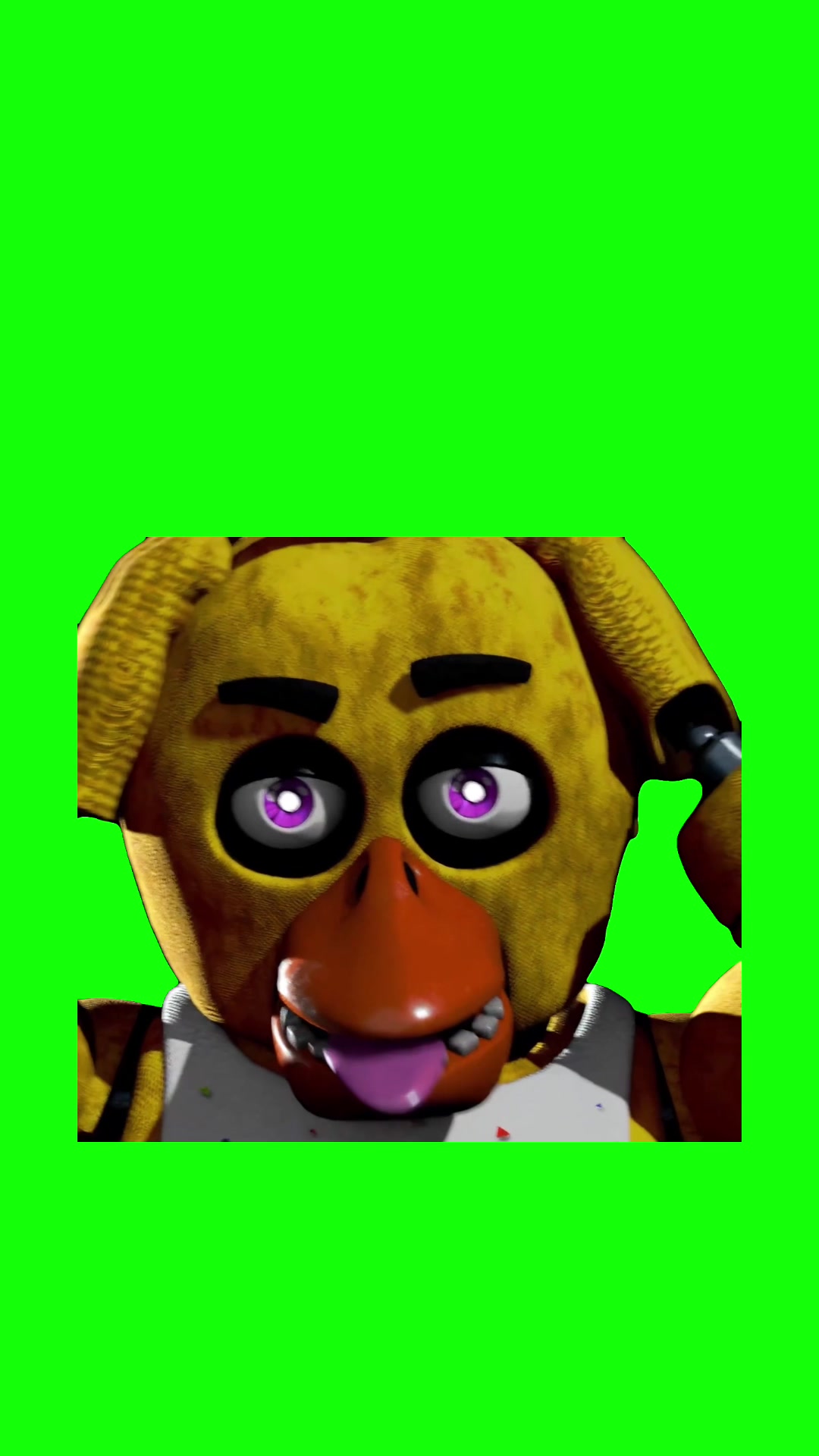 Chica Rizz FNAF meme #CapCut Green | CreatorSet.com Green Screens ...