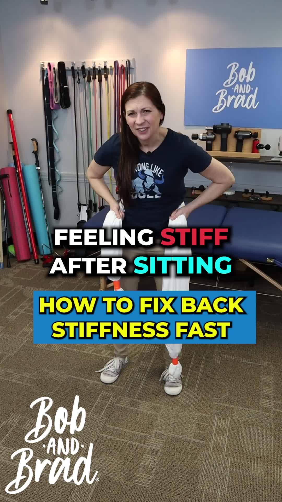 How to Fix Back Stiffness Fast | Bob & Brad (@bobandbrad)