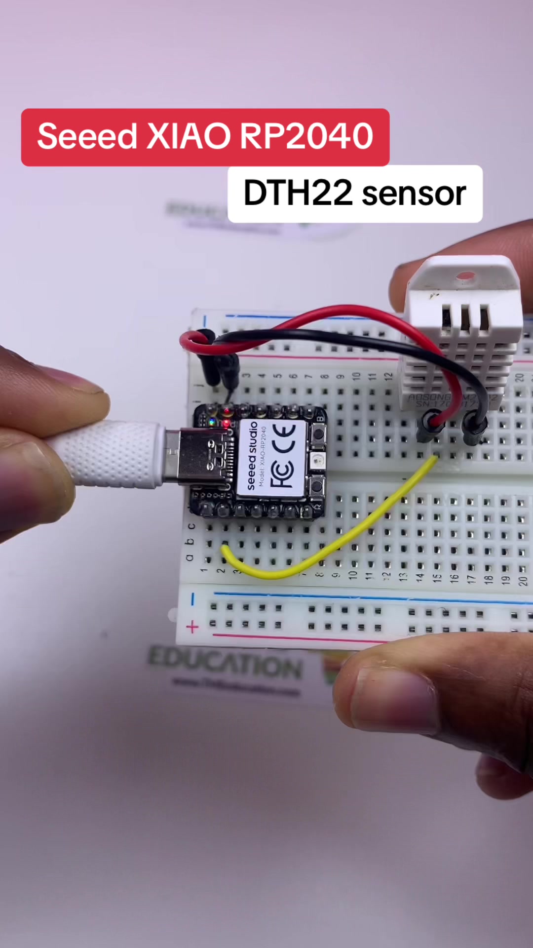 How to connect Dht22 sensor with Seeed | Upload Ideas with Itamar ...