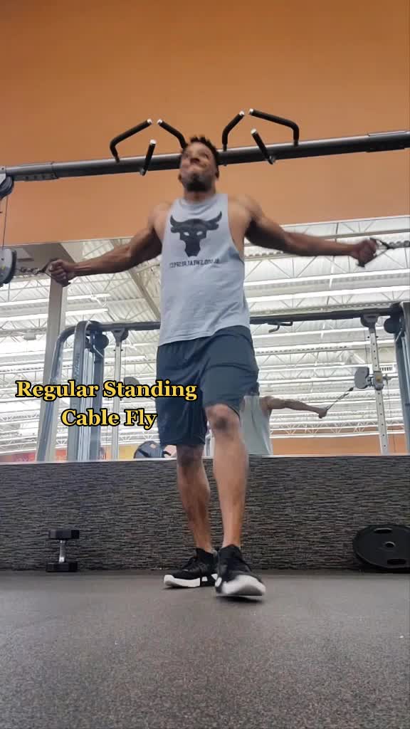 Different types of cable flyes. #GymTok | Avery Marshall307 (@lockedin.365)