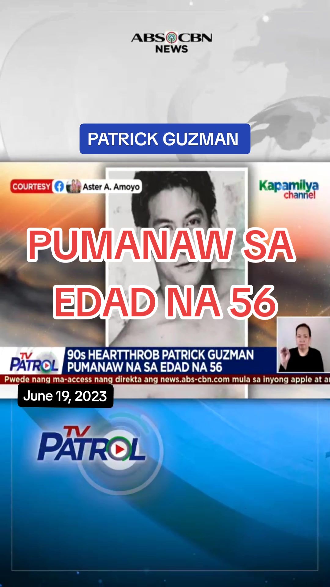 90's hearthrob na si Patrick | TV PATROL (@tvpatrol)