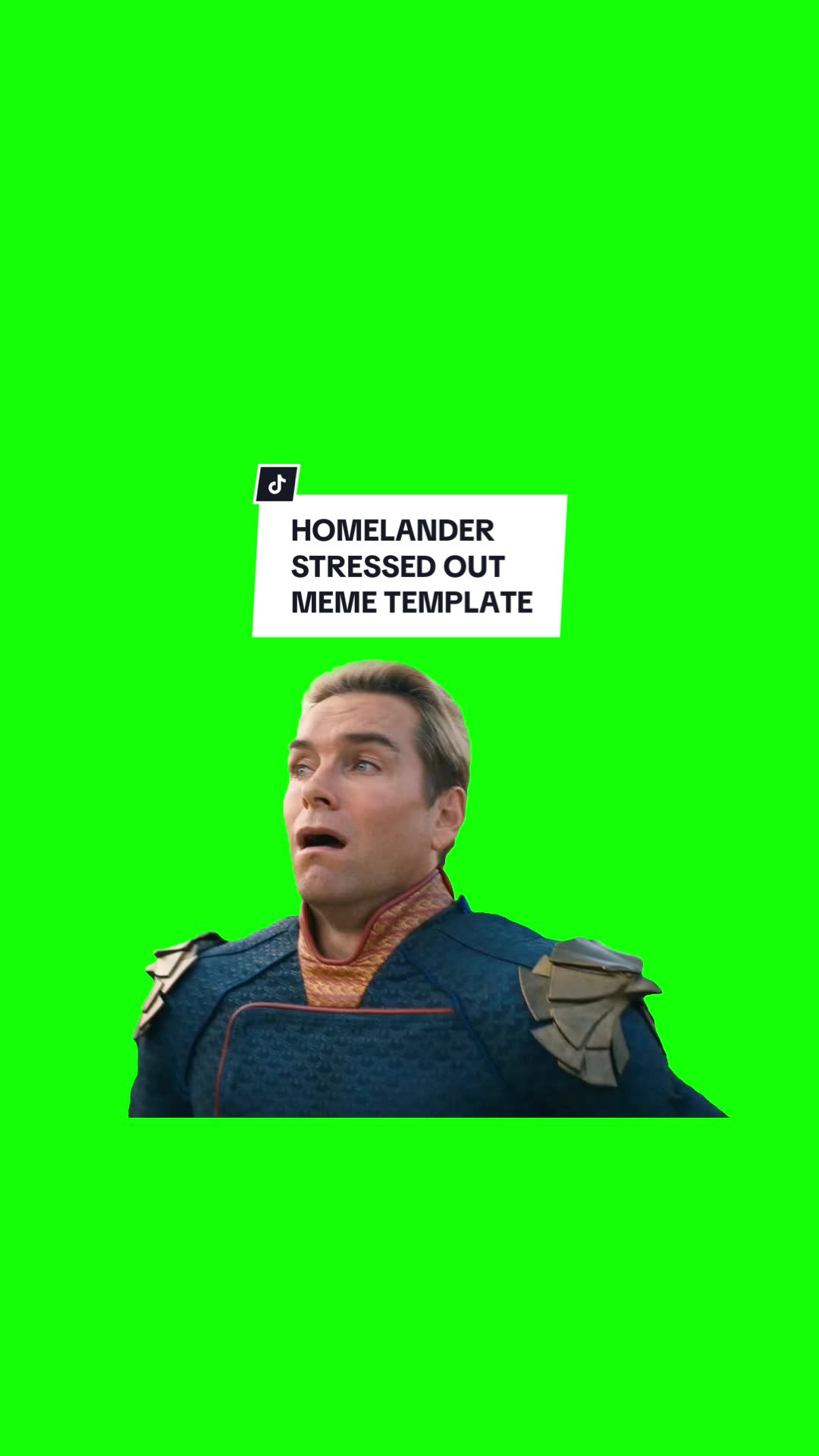 Homelander Stressed Green Screen Meme | CreatorSet.com Green Screens ...