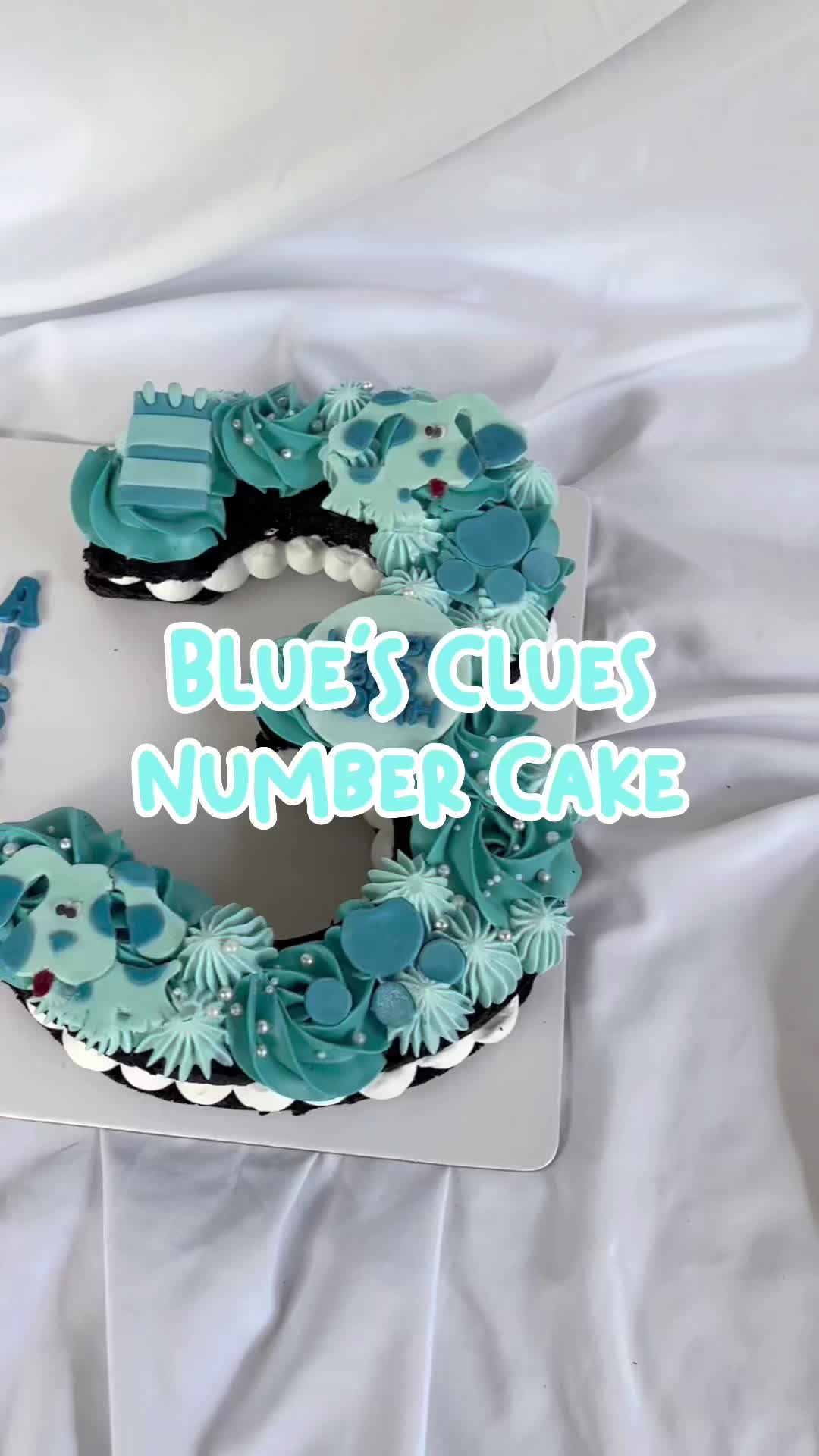 Blue's Clues Number Cake for the | Hannah Louveth Dalangin (@hannahlubeth)