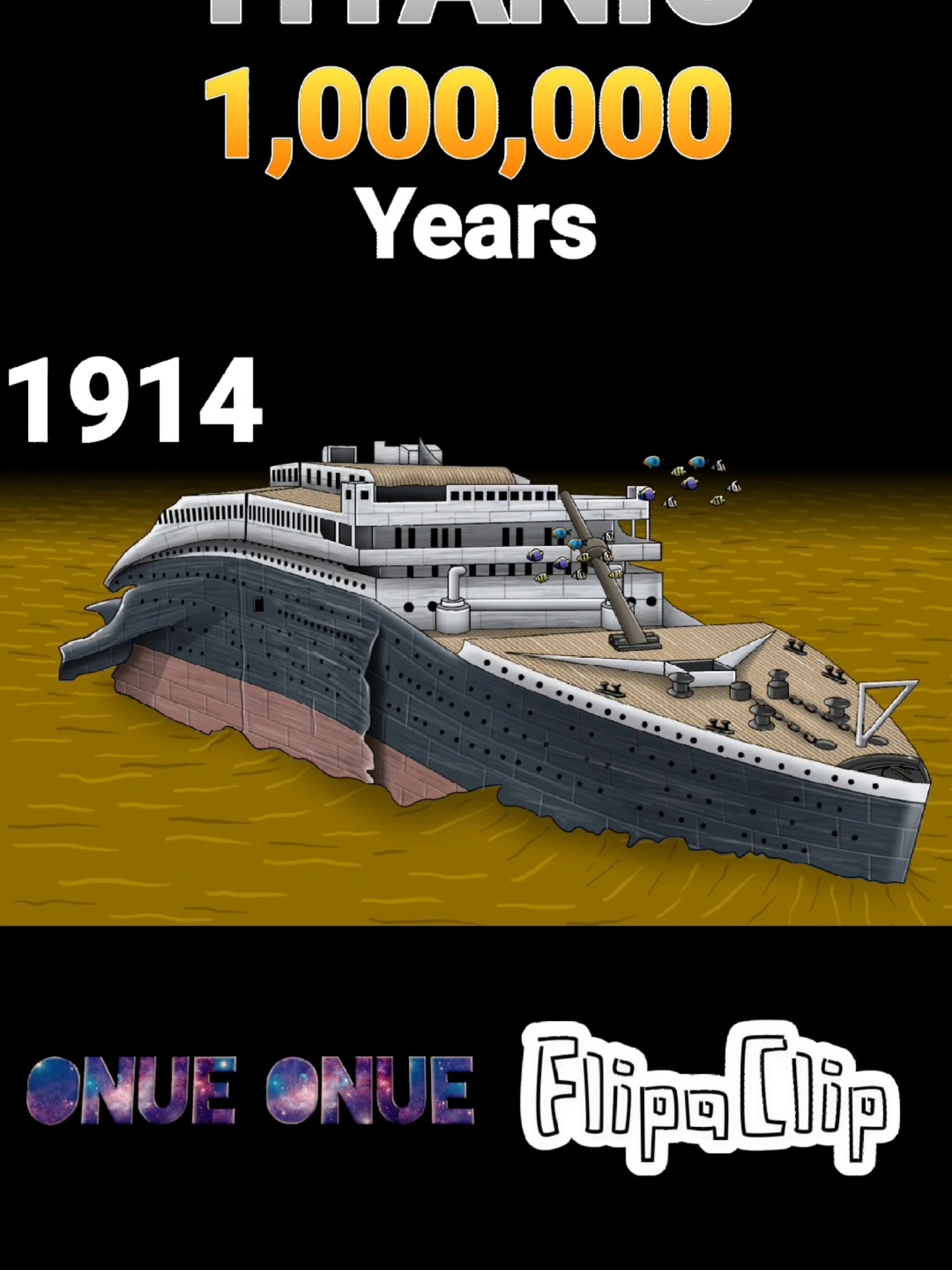 TITANIC Wreck 1,000,000 Years,🚢⚓️ | onue onue (@onueonueoficial)