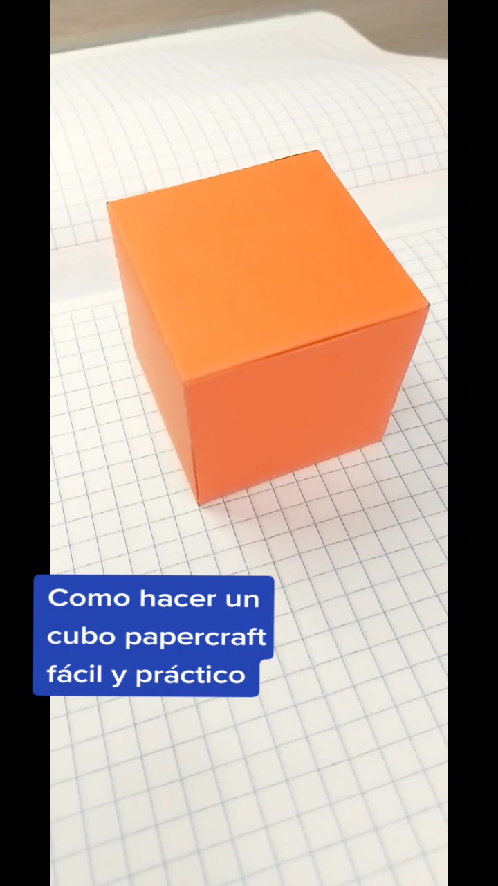 aprende a hacer un cubo papercraft | papercrafthero (@papercrafthero)