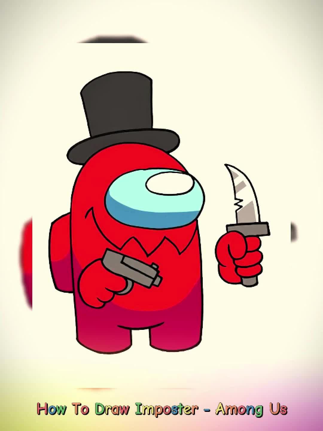 How To Draw Imposter - Among Us | Art Class (@artclass68)