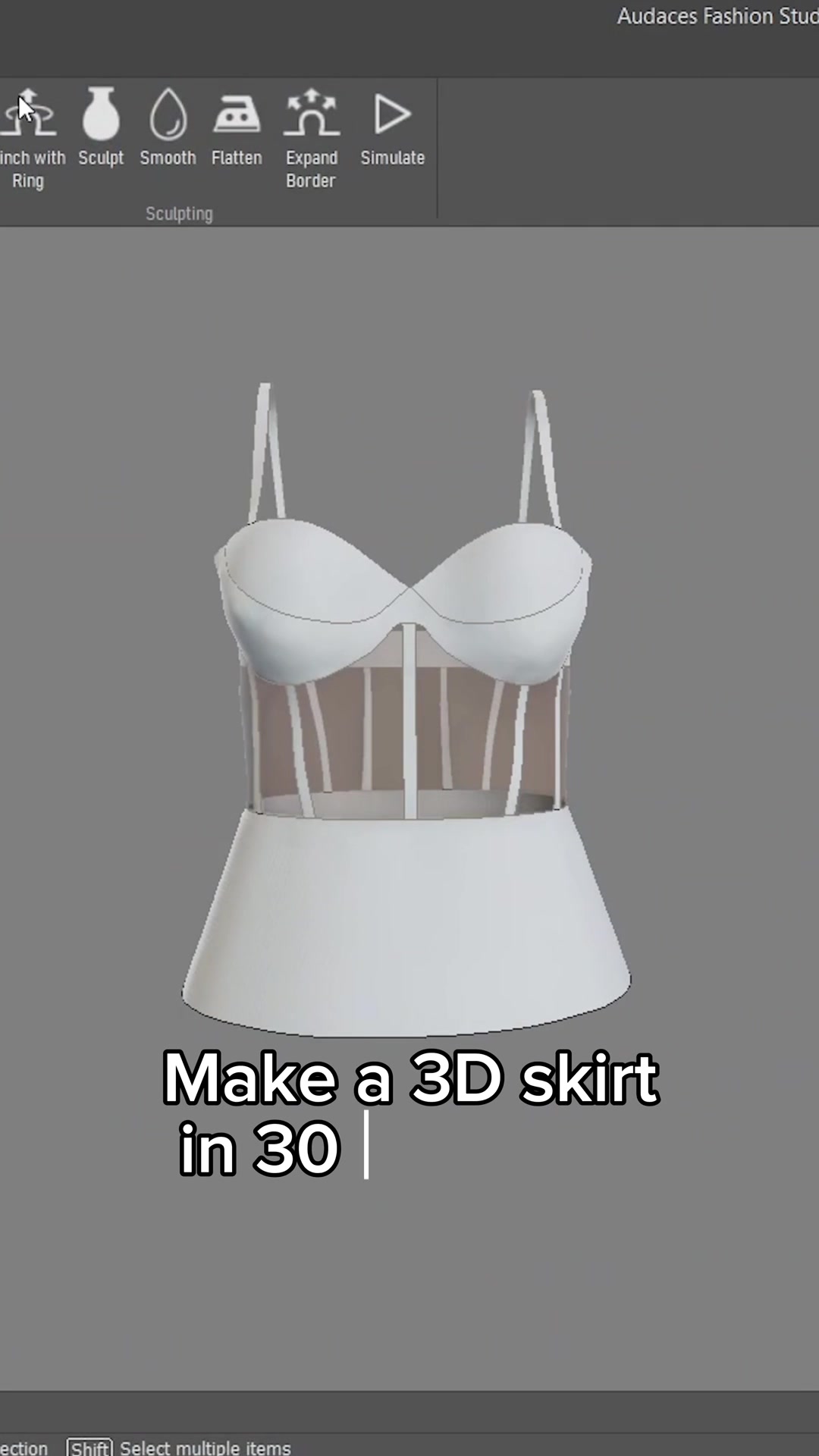 Fastest way to make clothes for any 3D | Audaces Fashion Studio ...
