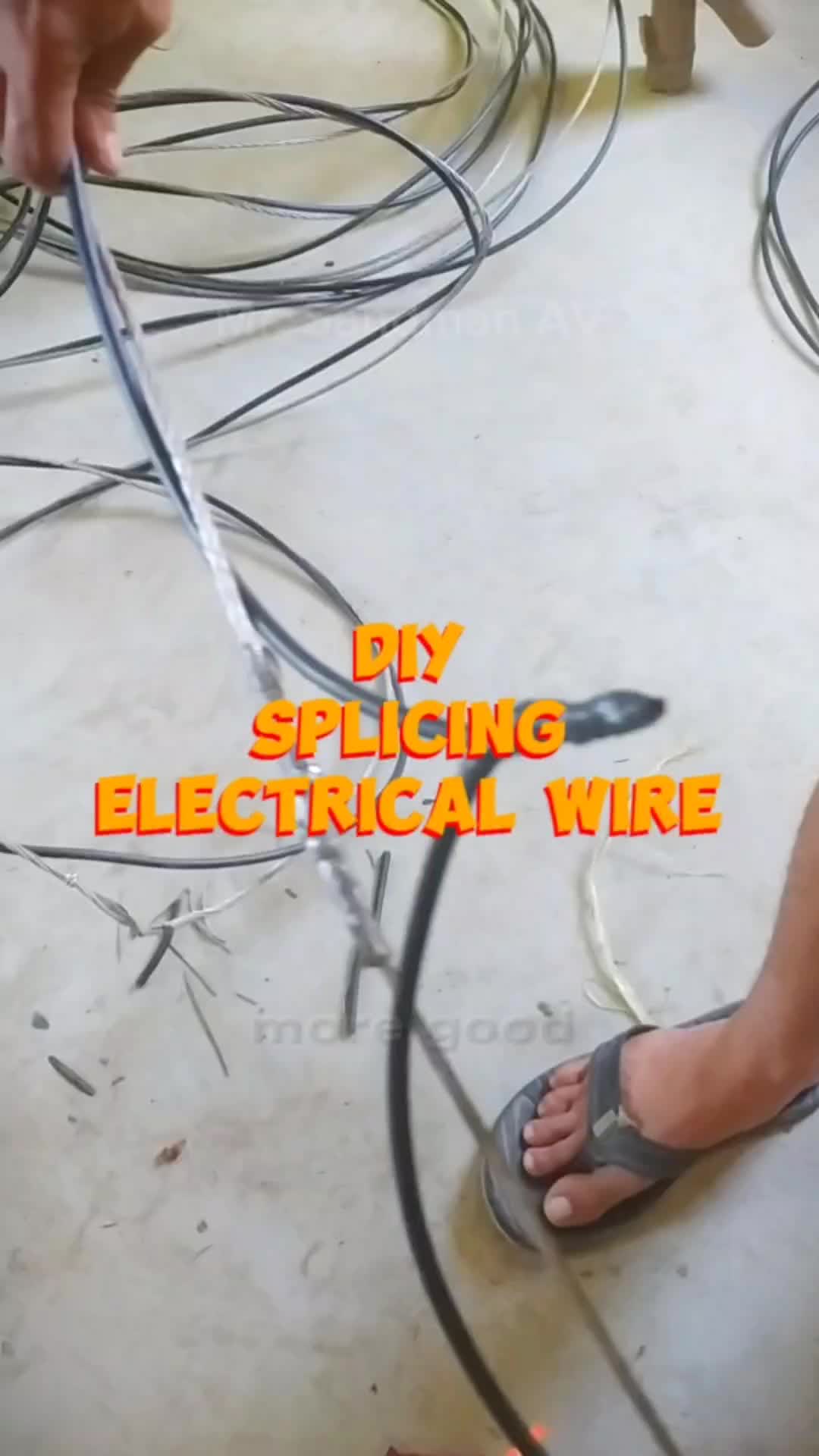 DIY Splicing Electrical Wire. Safety | Mr. SANDMAN (@mr.sandman_av)