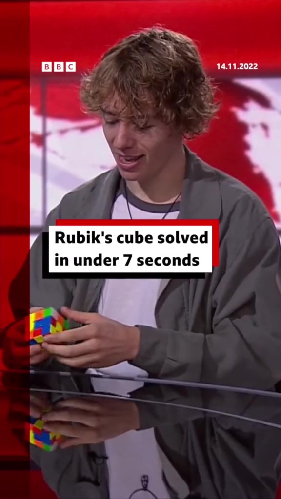 Speed-cubing champion George Scholey | BBC (@bbc)