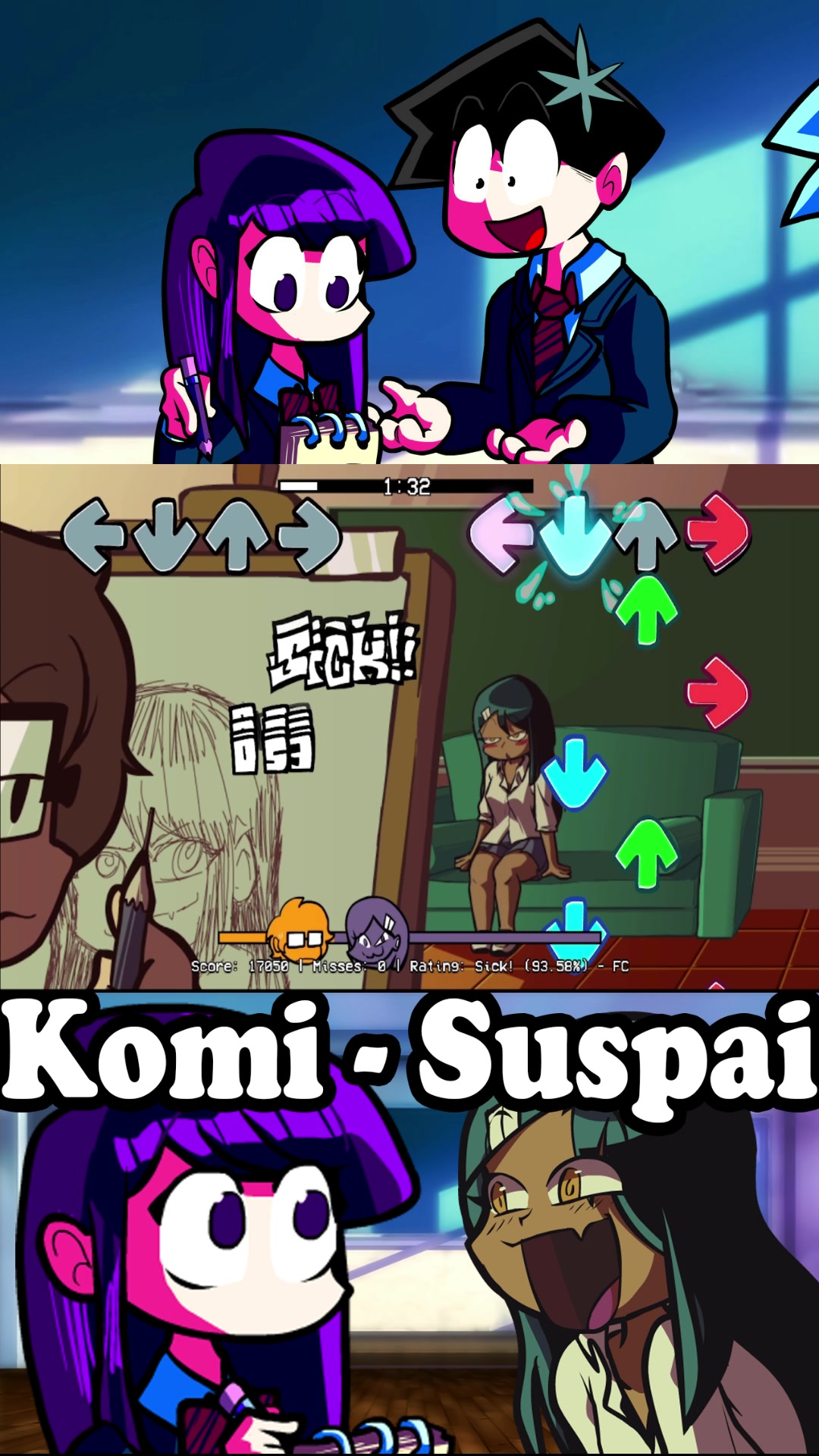 Komi, Nagatoro fnf mod demo | Silent | Gman (@gusttaffson)