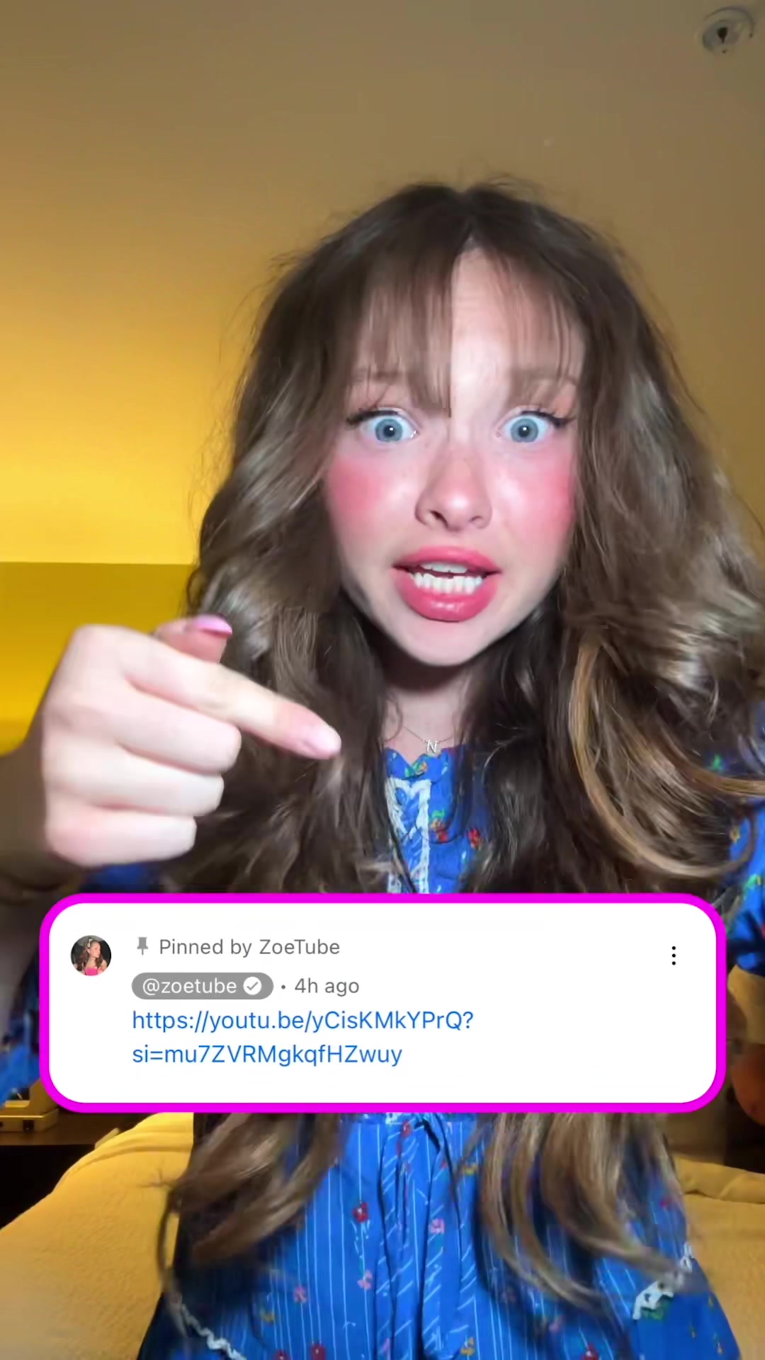 Check out my new Youtube channel | Zoe Colletti (@zoecolletti)
