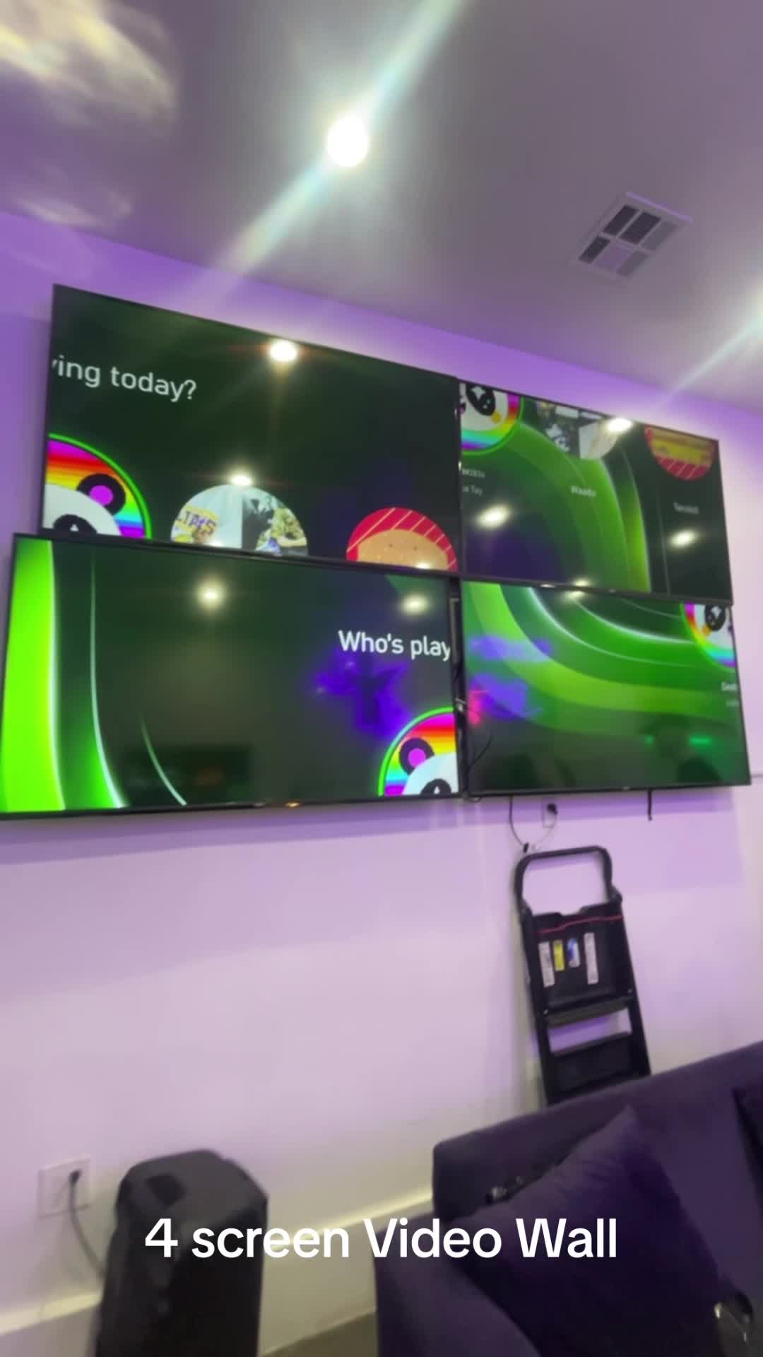 4 screen Video Wall Installation @ | SCinstallations (@scinstallations)