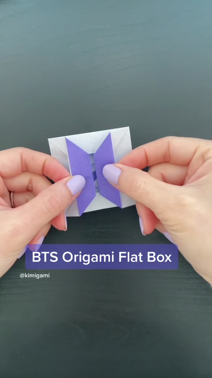 BTS Origami Flat box / envelope | Kim (@kimigami)