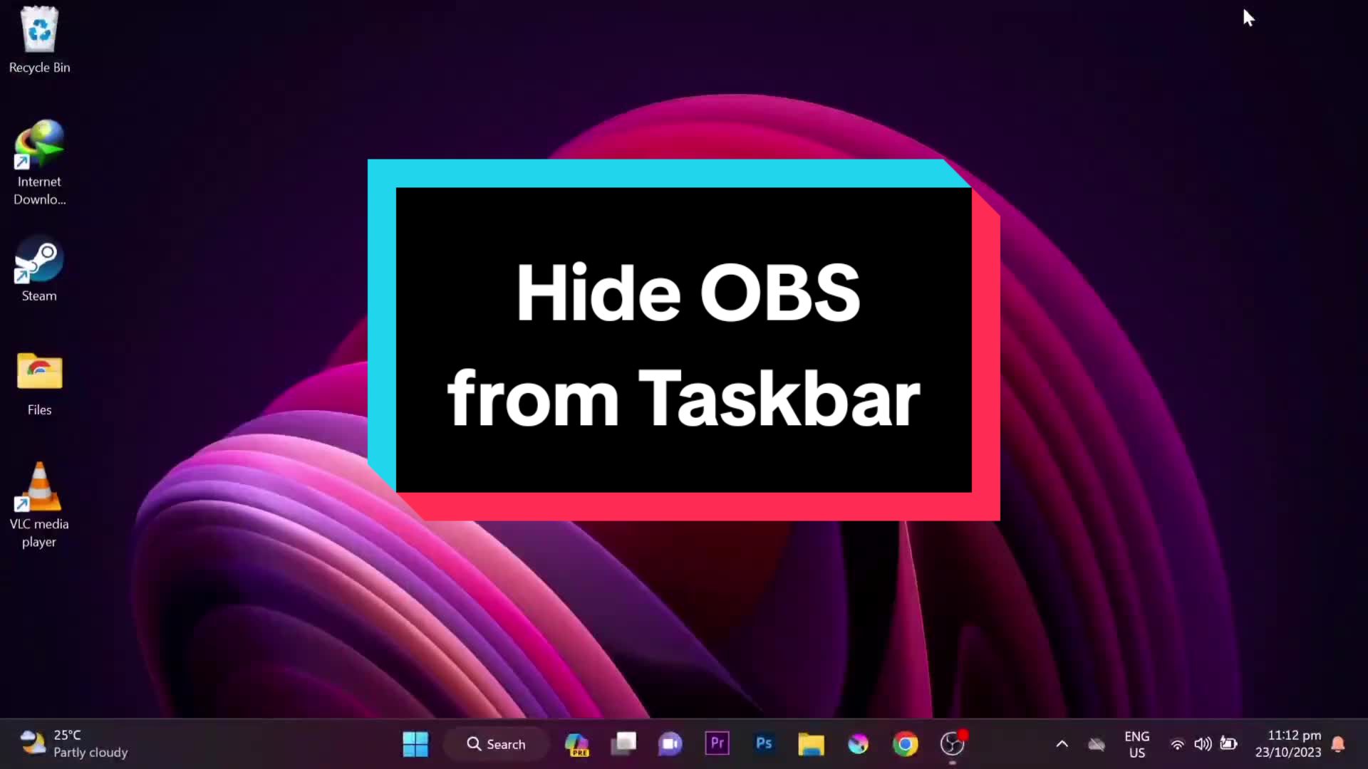 Learn how to hide the OBS window from | Filmoments (@filmomentsofficial)
